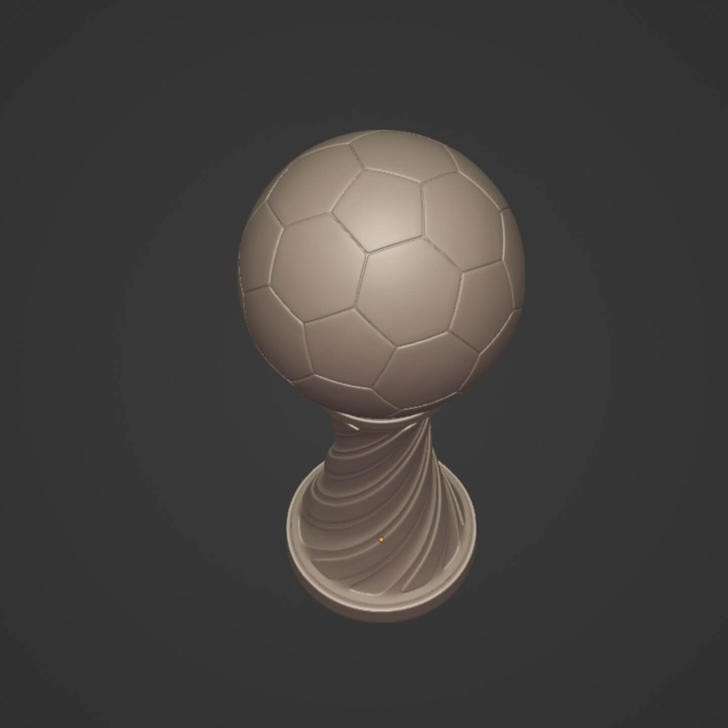 Soccer Trophy - 3D Model by Ocstard