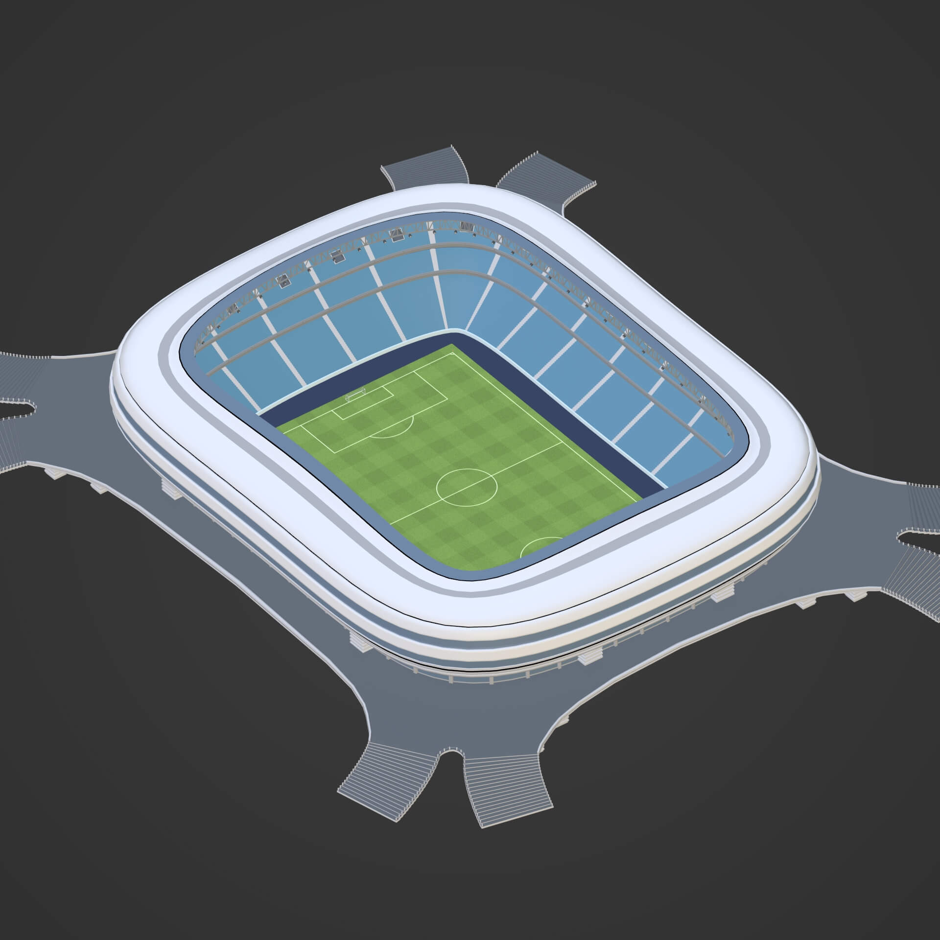 Soccer - Football 3D Model by Ocstard