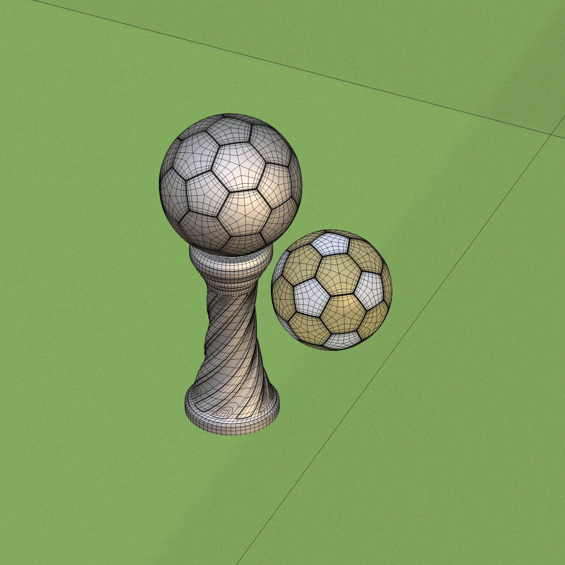 Soccer - Football 3D Model by Ocstard