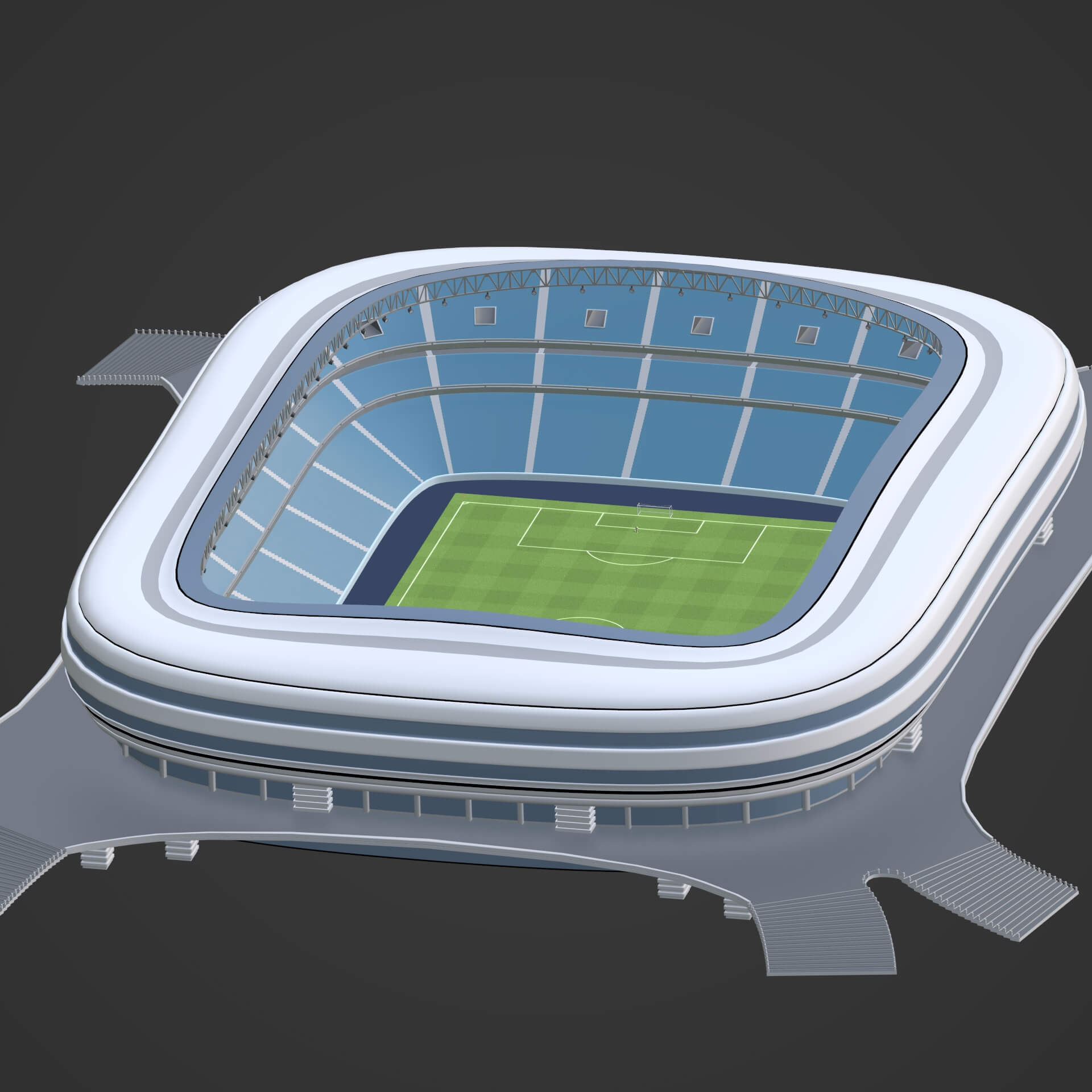Soccer - Football 3D Model by Ocstard