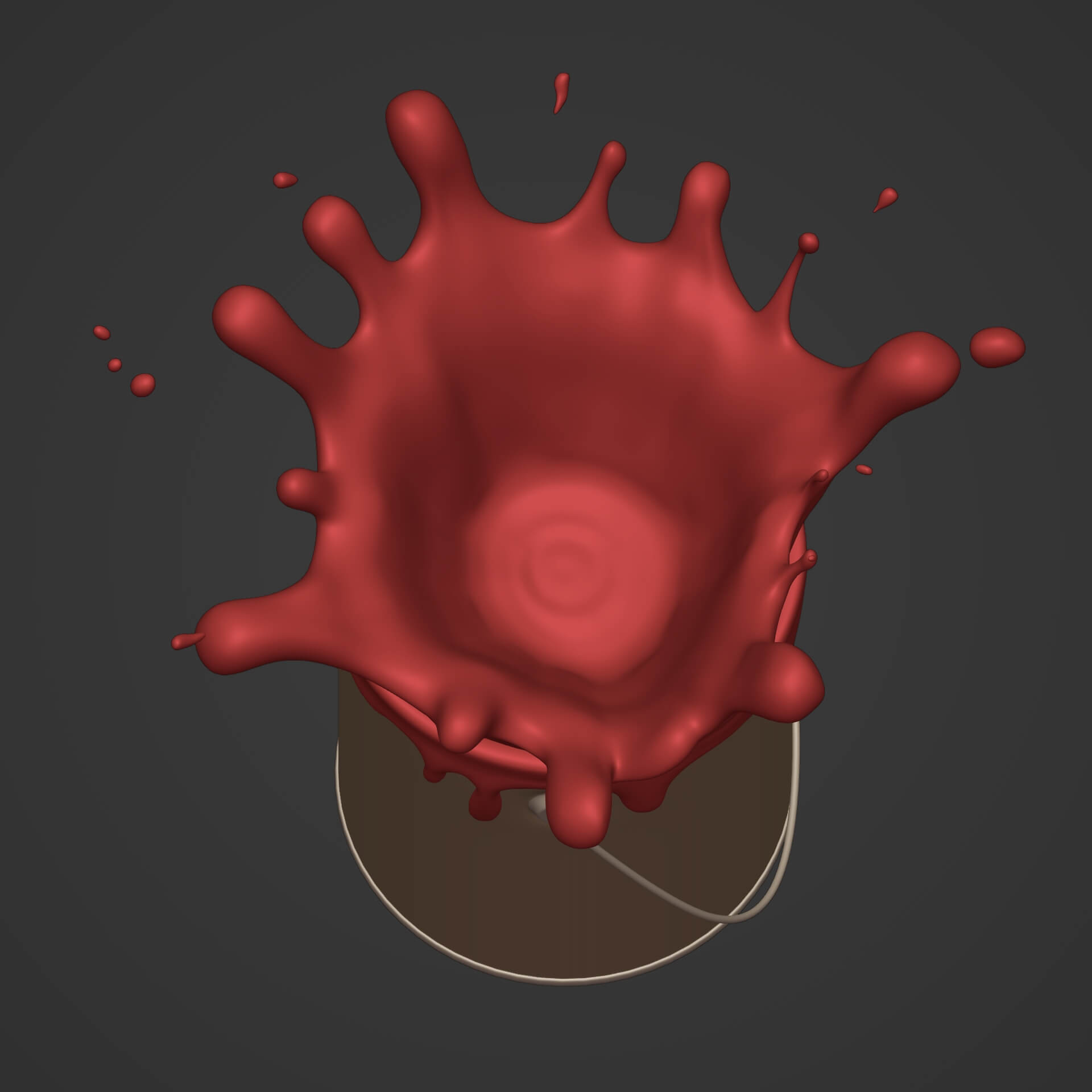 Crown Splash - 3D Model by Ocstard