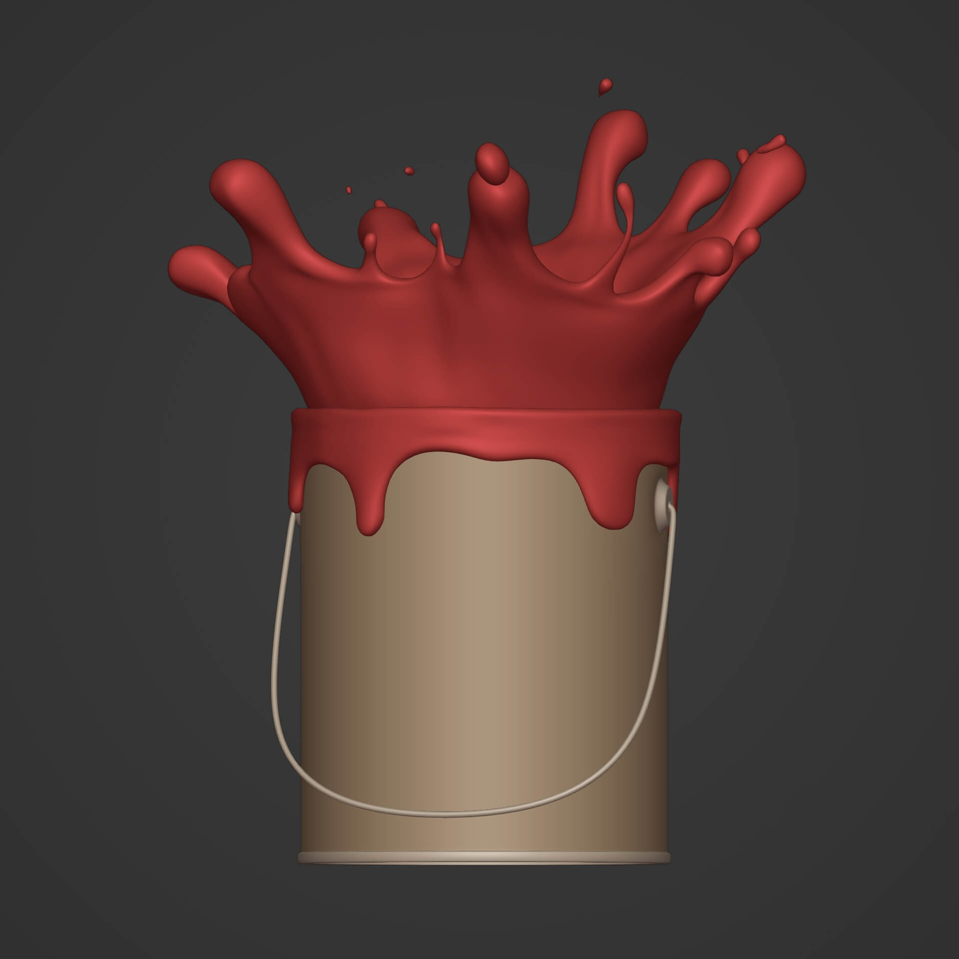 Crown Splash - 3D Model by Ocstard