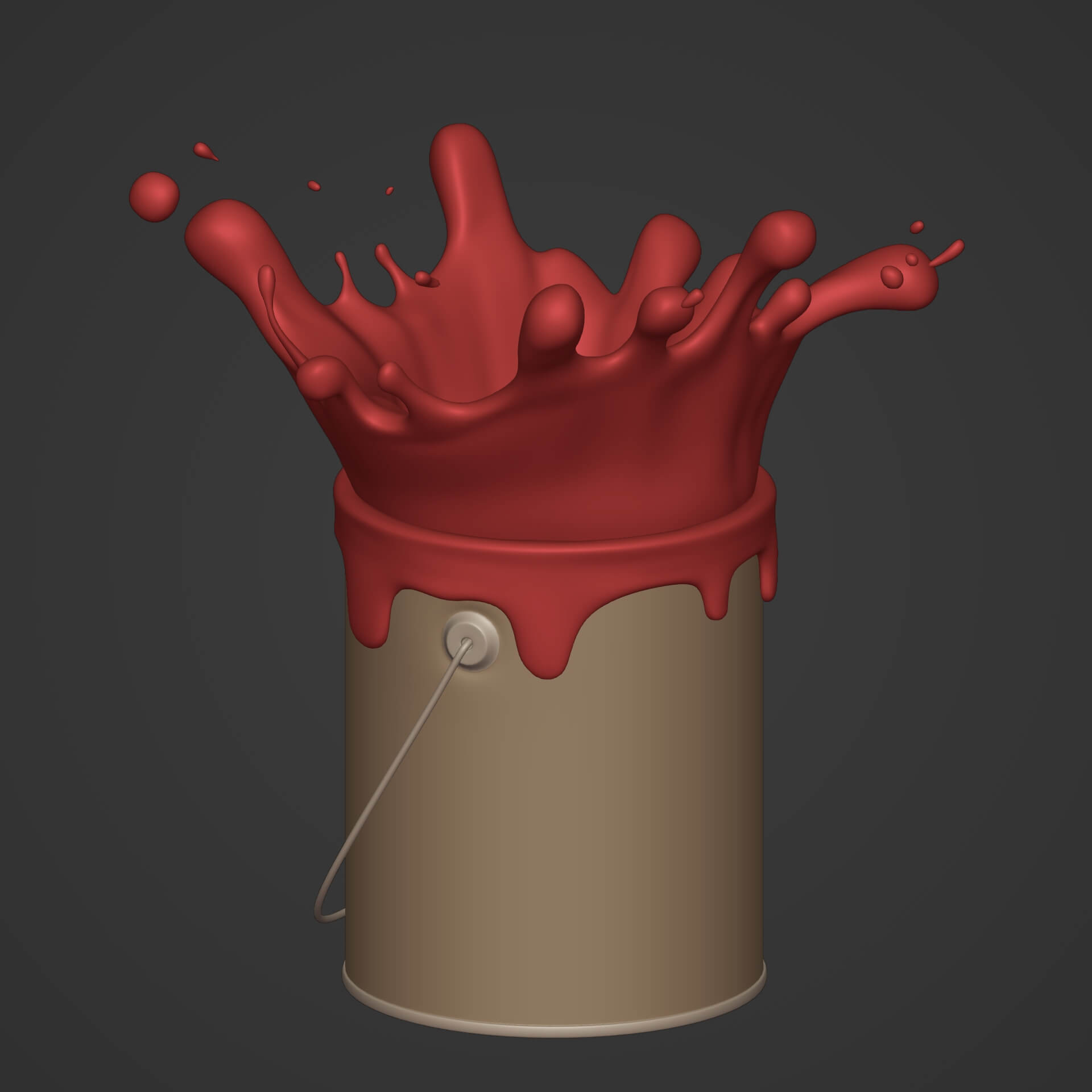 Splash Crown - Paint 3D Model by Ocstard