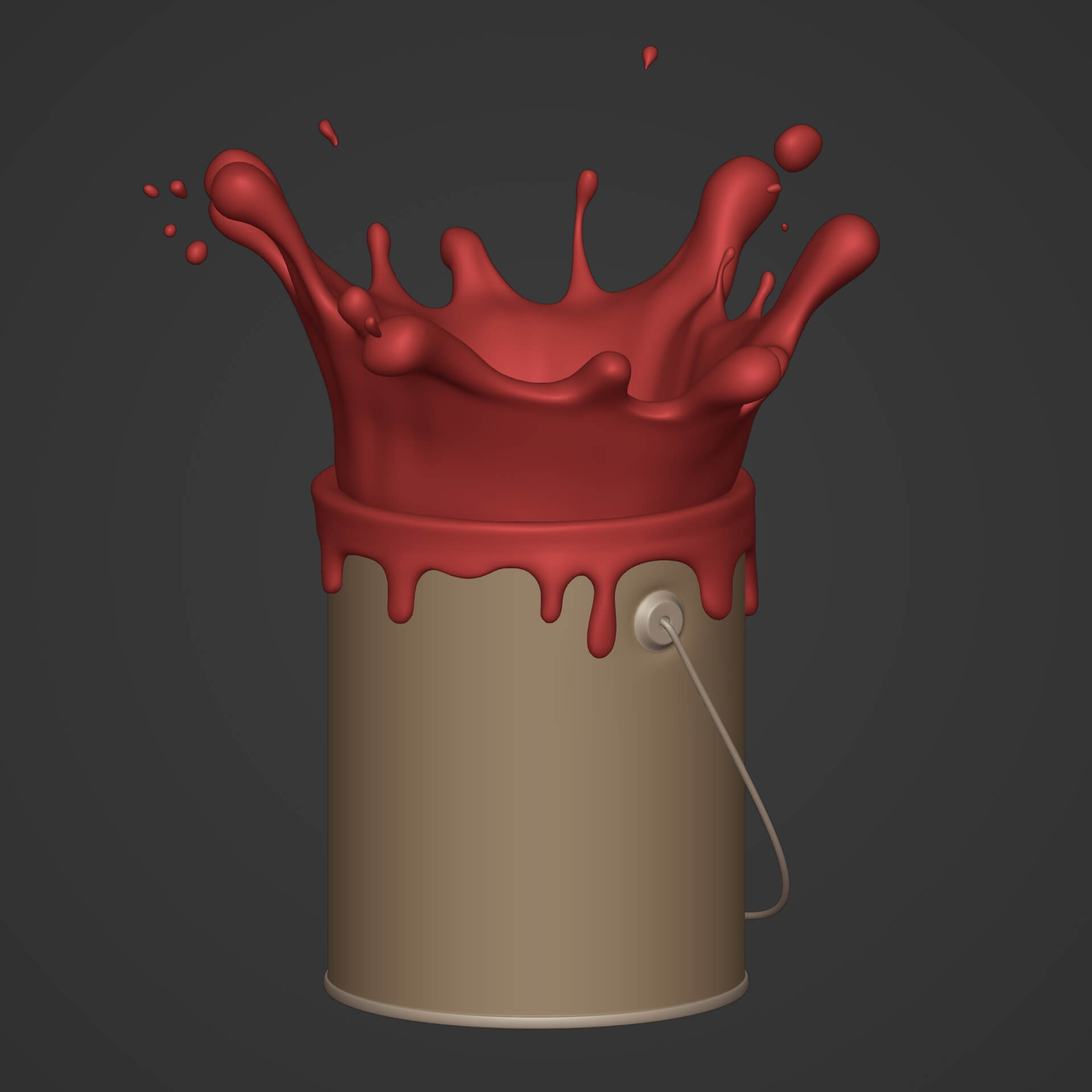 Crown Splash - 3D Model by Ocstard