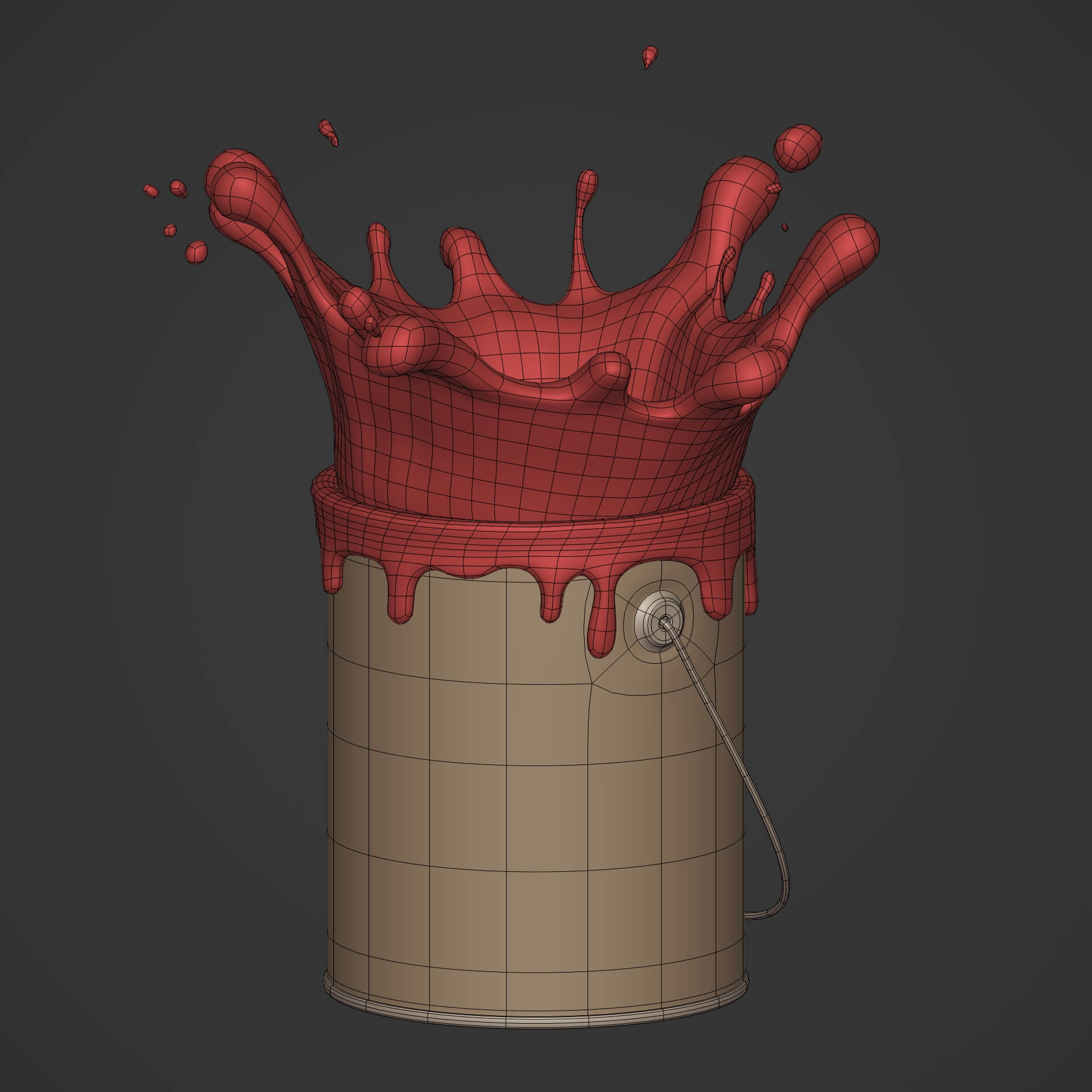 Crown Splash - 3D Model by Ocstard