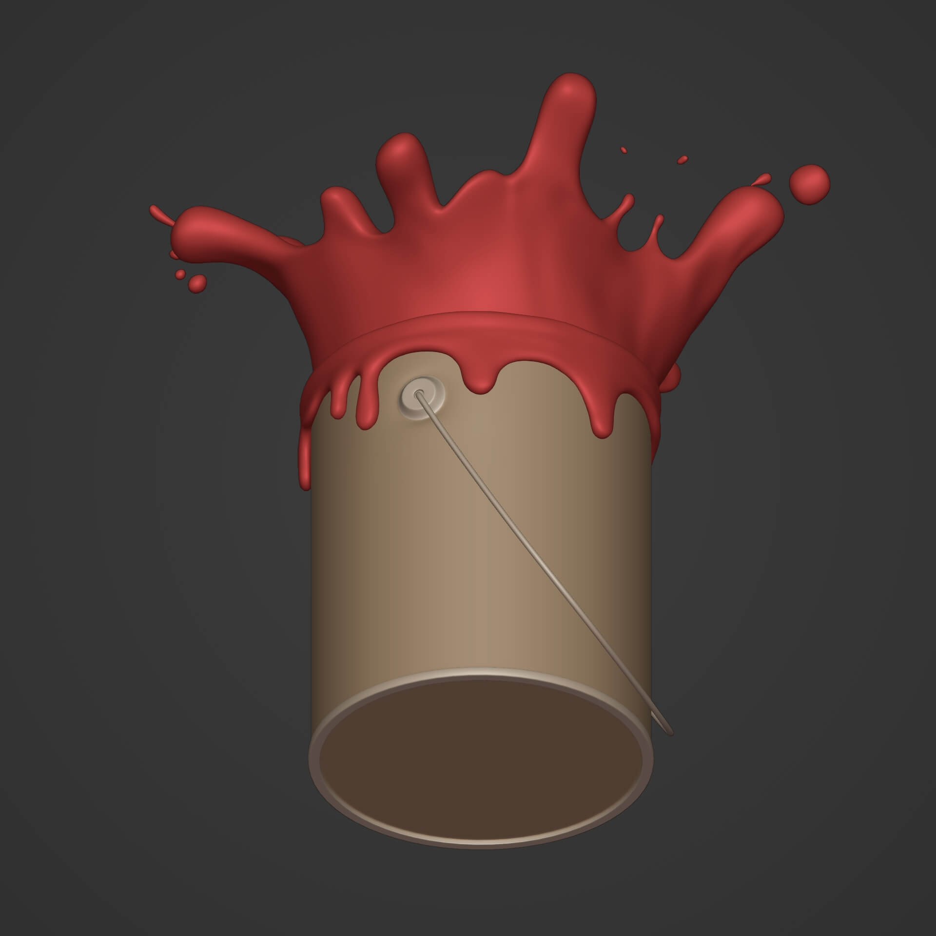 Splash Crown - Paint 3D Model by Ocstard