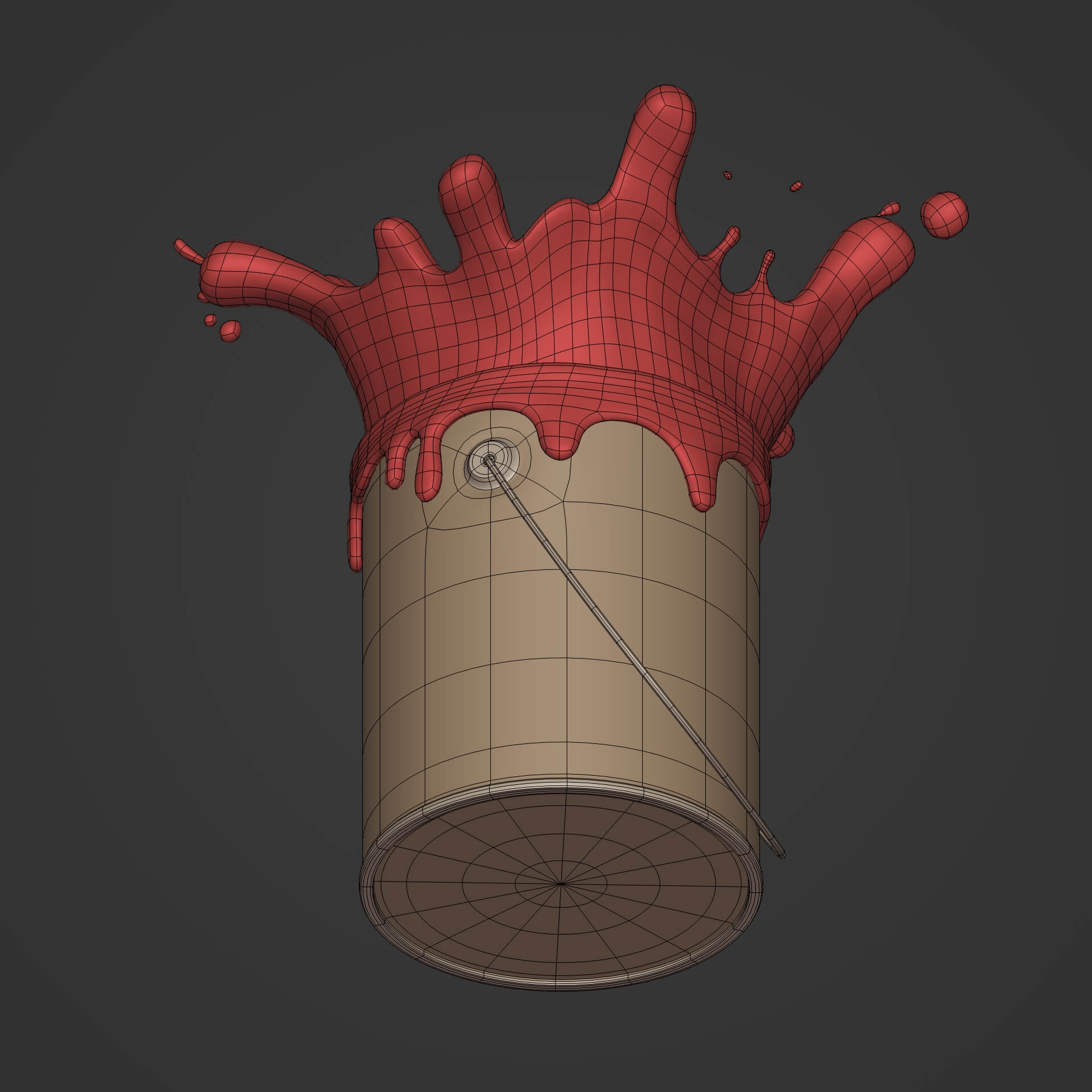 Crown Splash - 3D Model by Ocstard