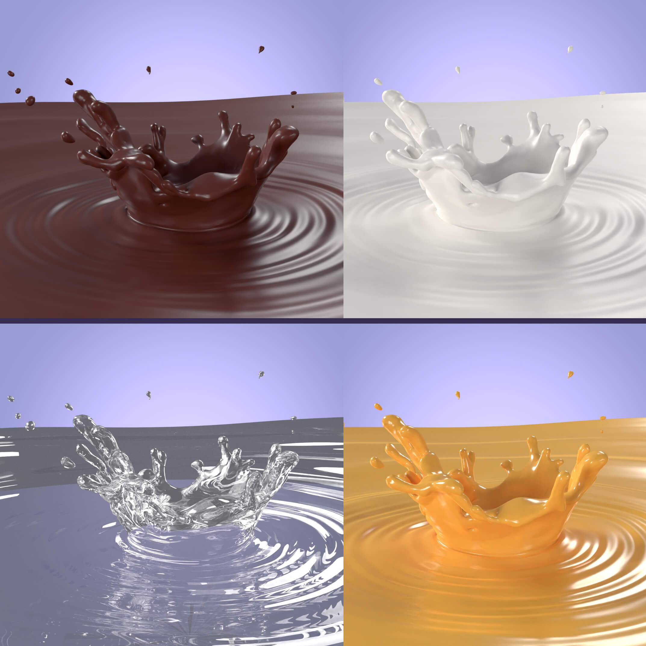 Crown Splash - 3D Model by Ocstard