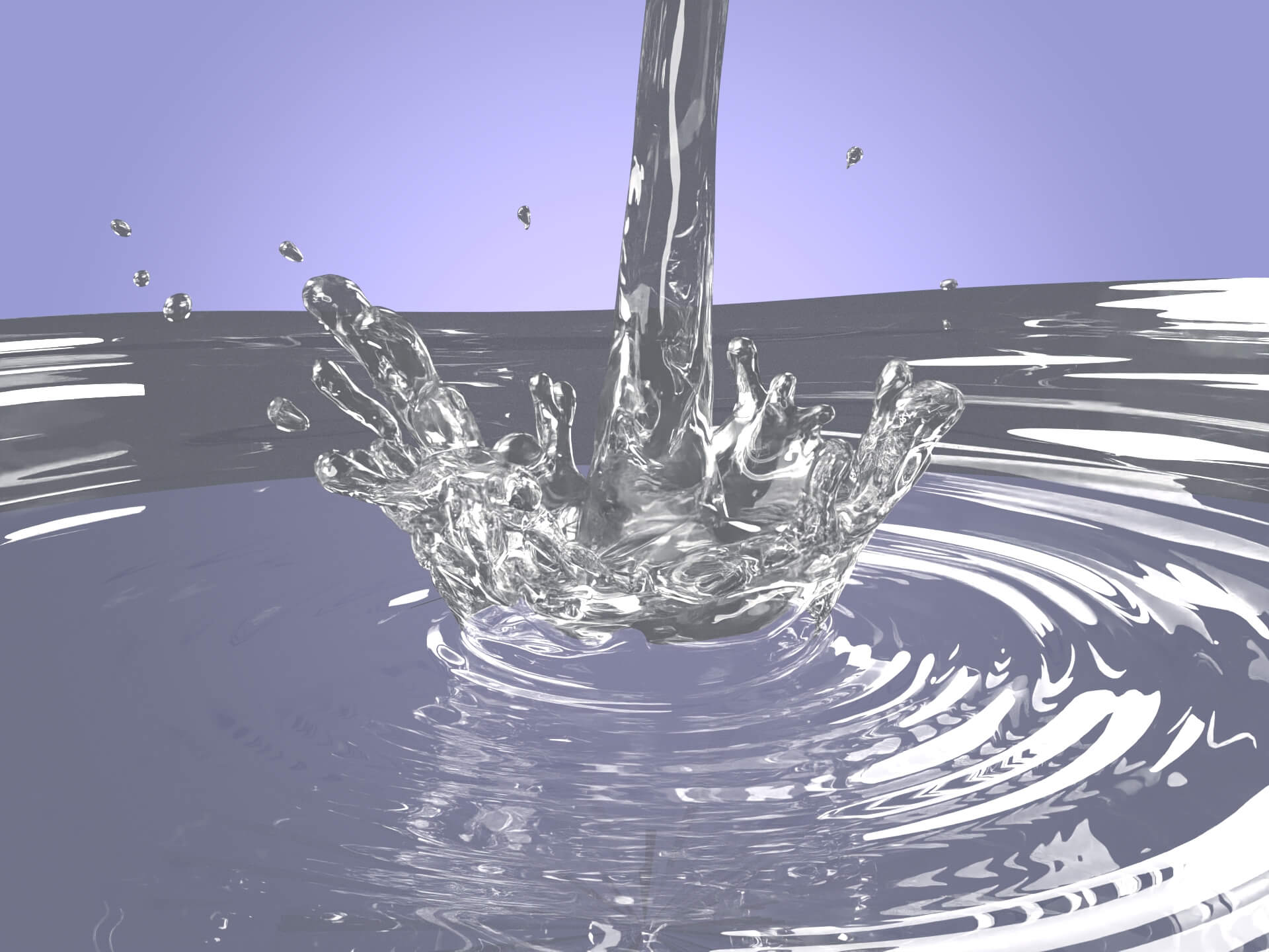 Crown Splash - 3D Model by Ocstard