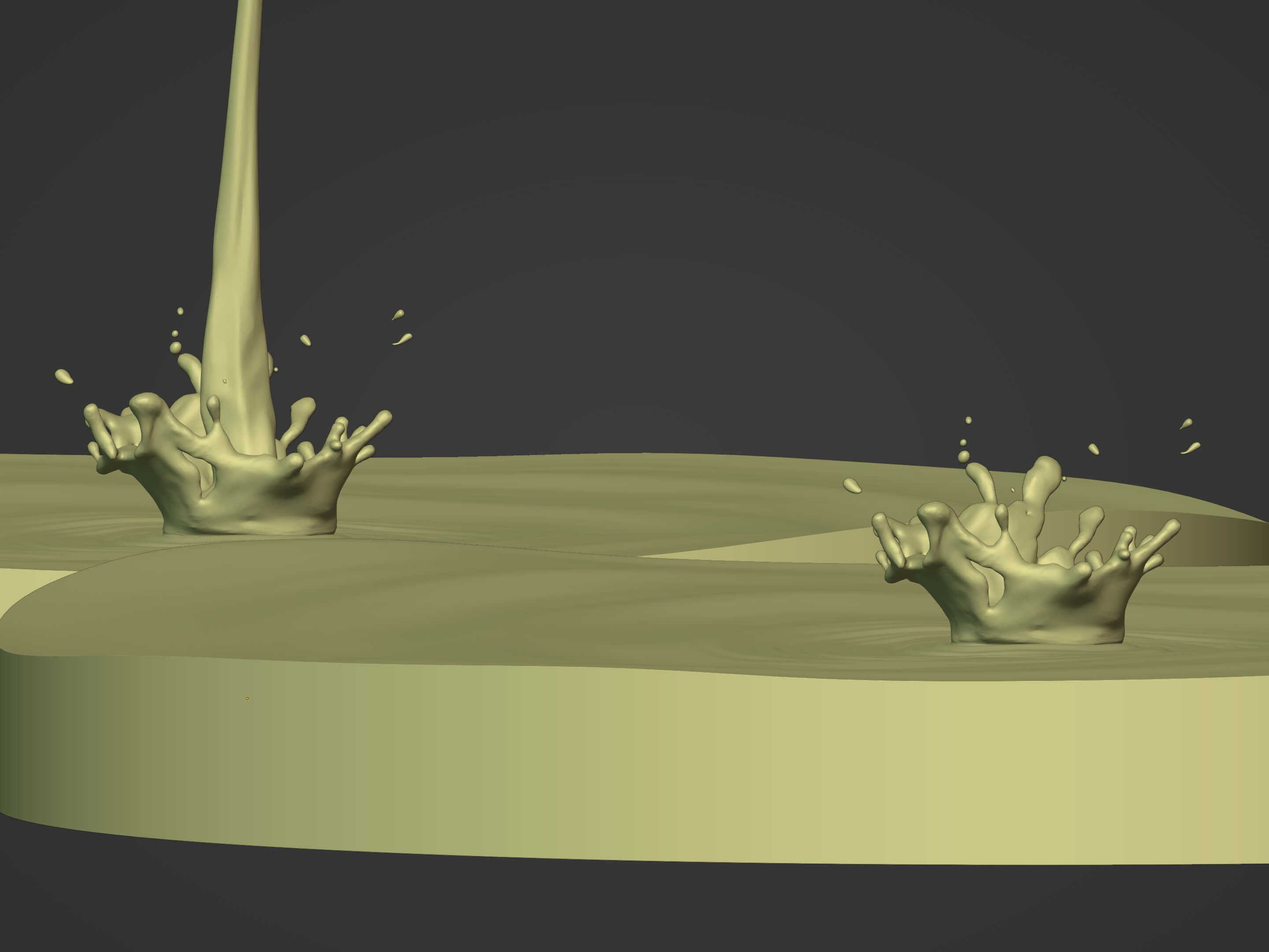 Splash Crown - Milk 3D Model by Ocstard