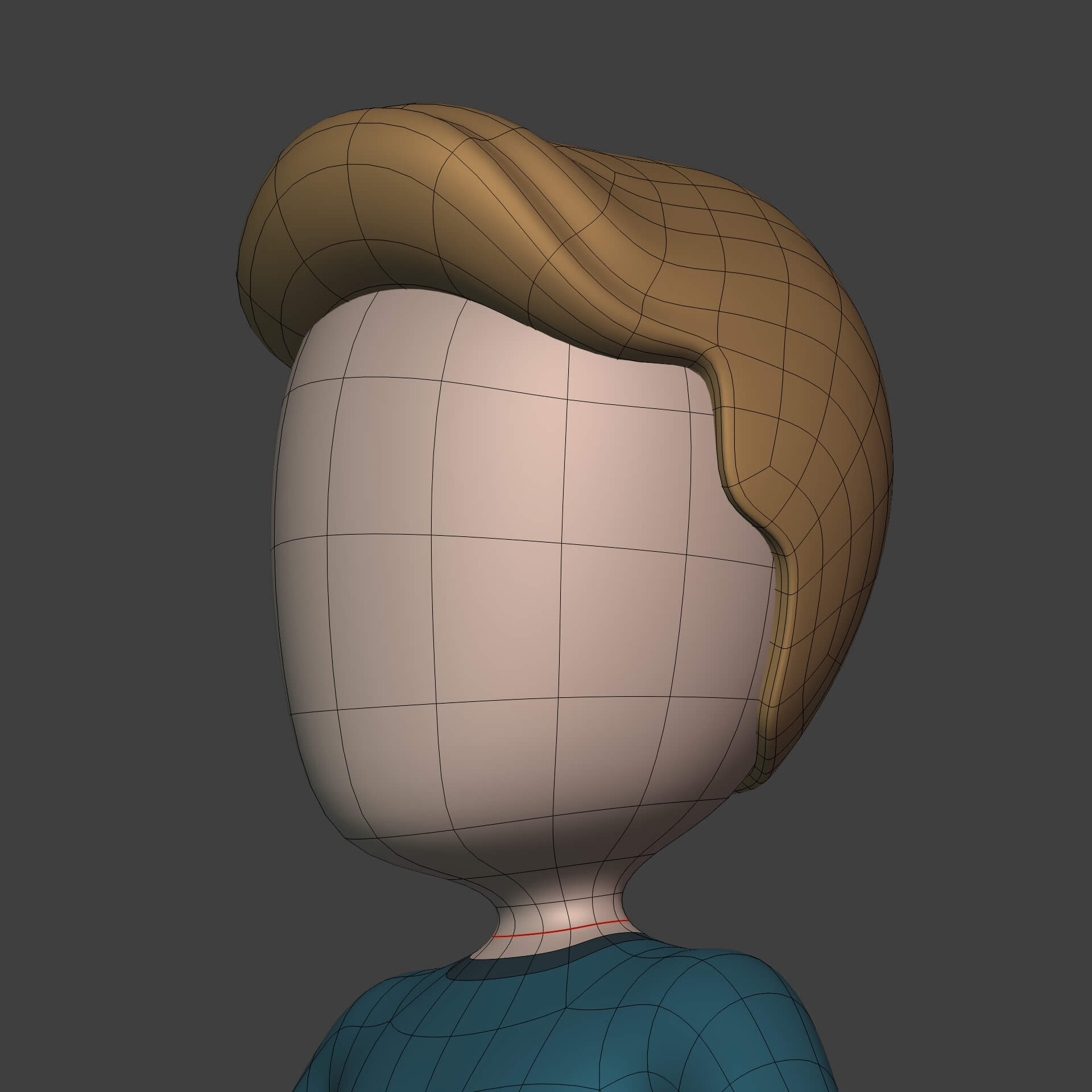 Stickman With High Quality IK and Fk Rig - 3D Model by Ocstard