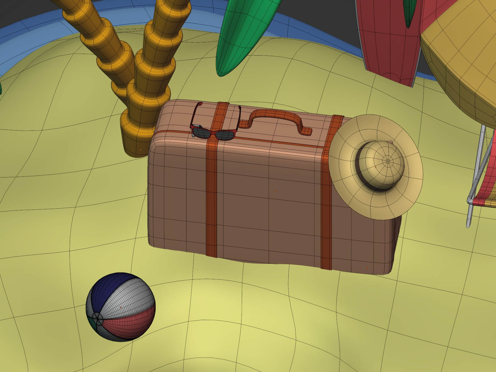Summer Pack --- 3D Model by Ocstard