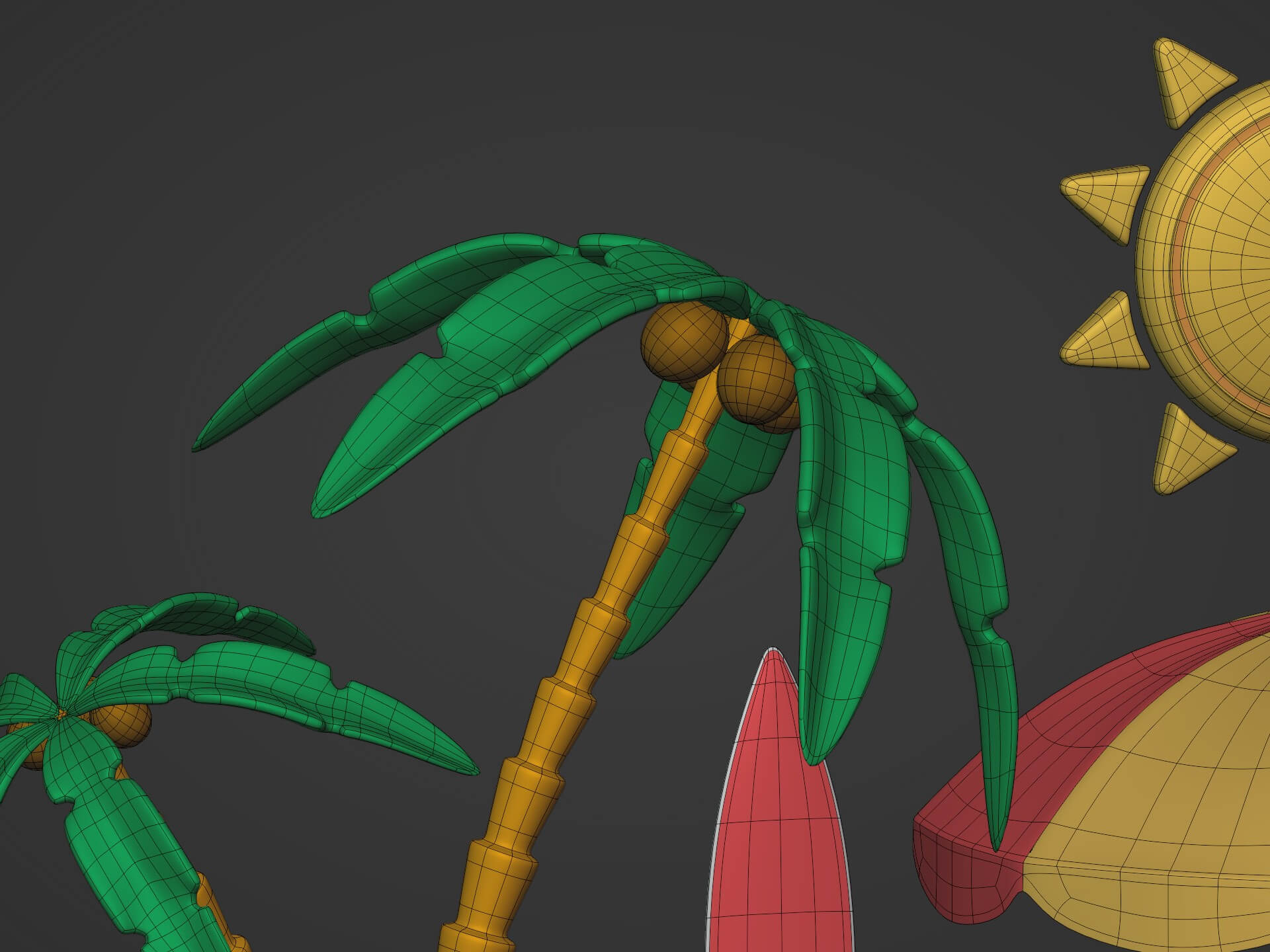 Summer Pack --- 3D Model by Ocstard