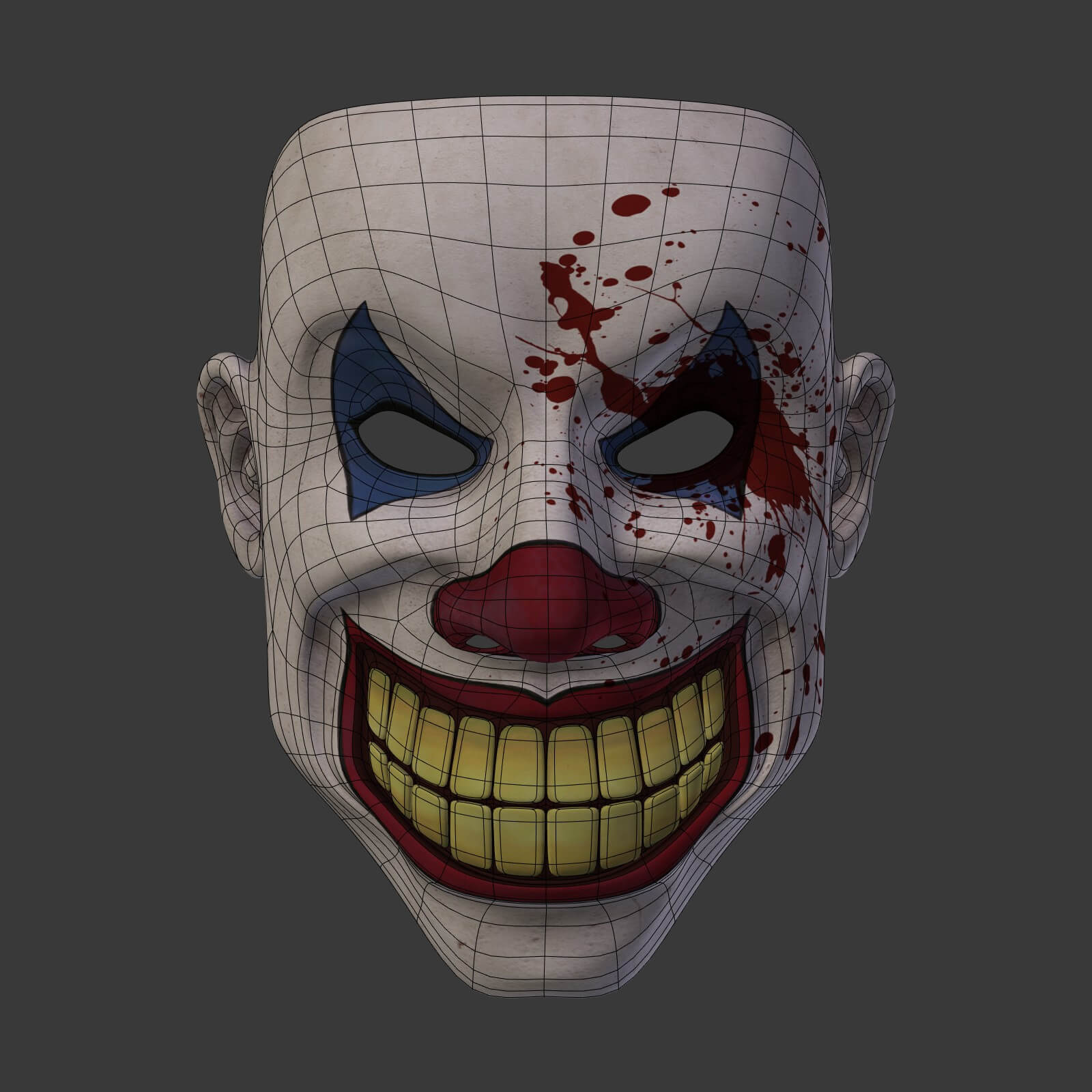 Theater Mask V8 - 3D Model by Ocstard