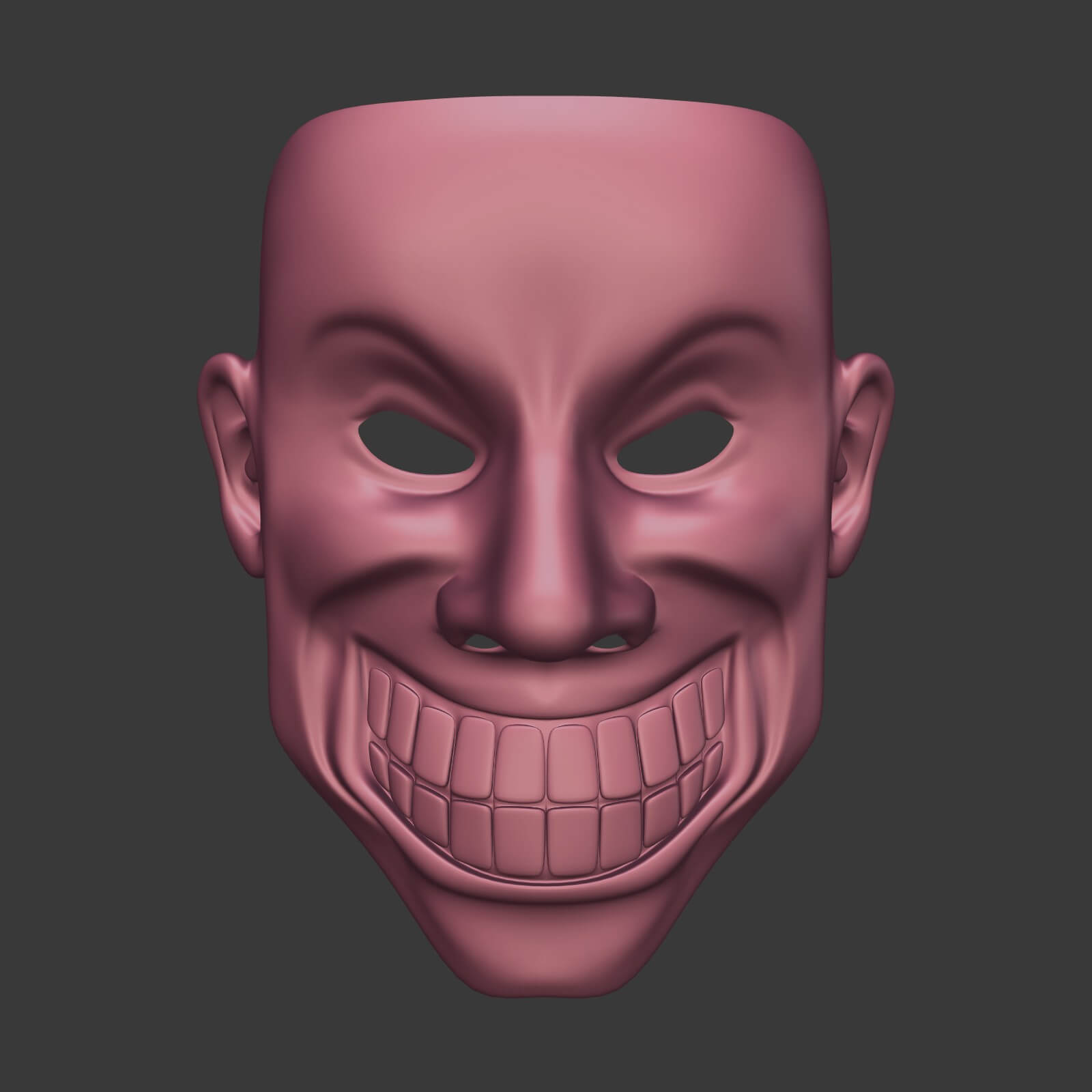 Theater Mask V8 - 3D Model by Ocstard