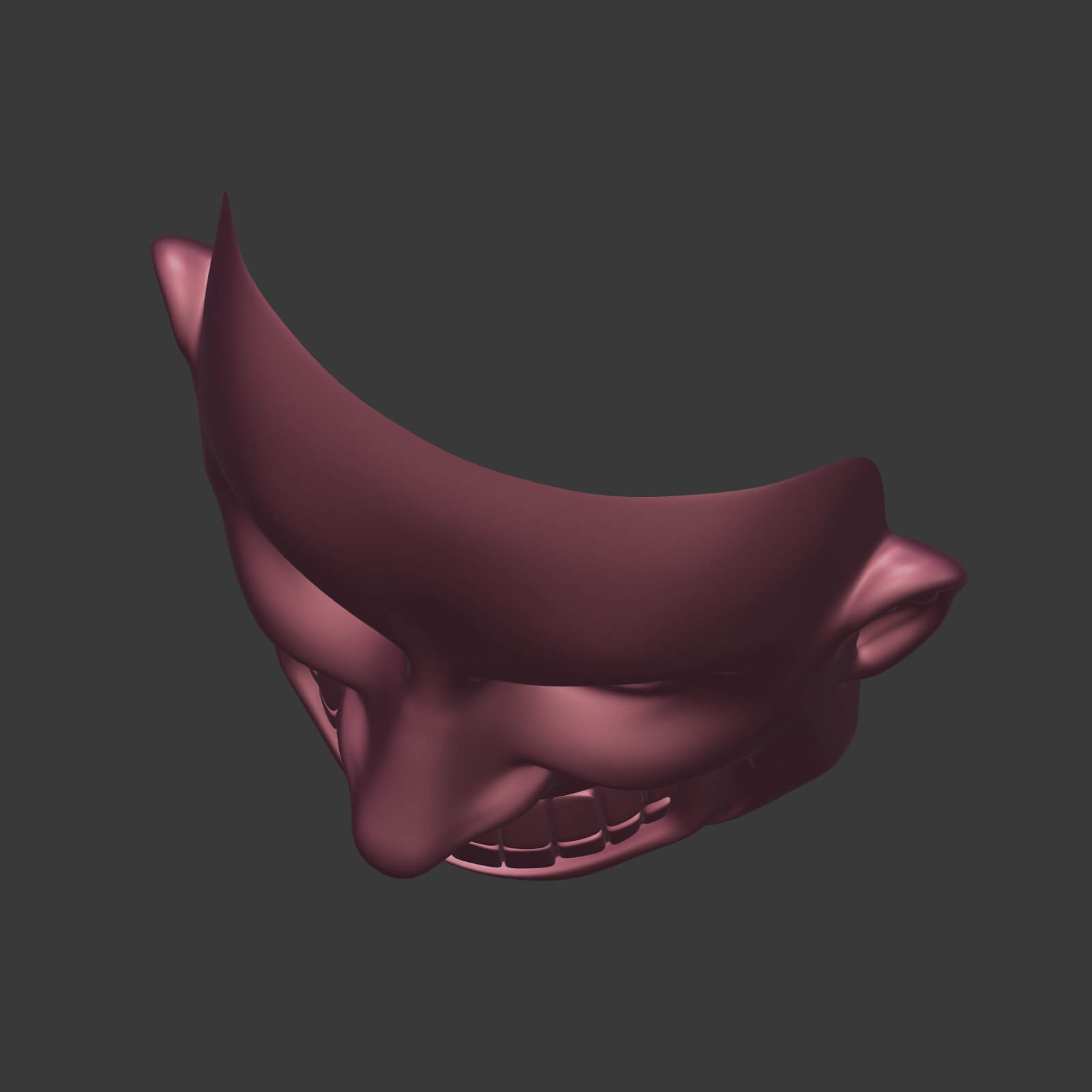 Theater Mask V8 - 3D Model by Ocstard