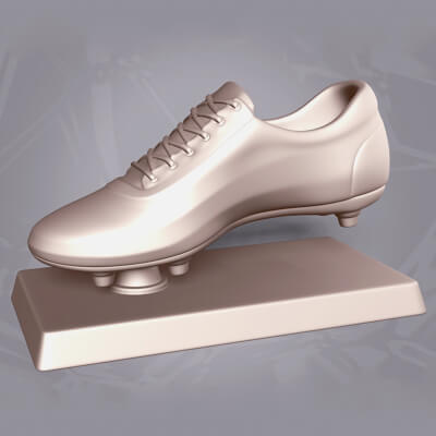 Top Goal Scorer Trophy - 3D Model by Ocstard