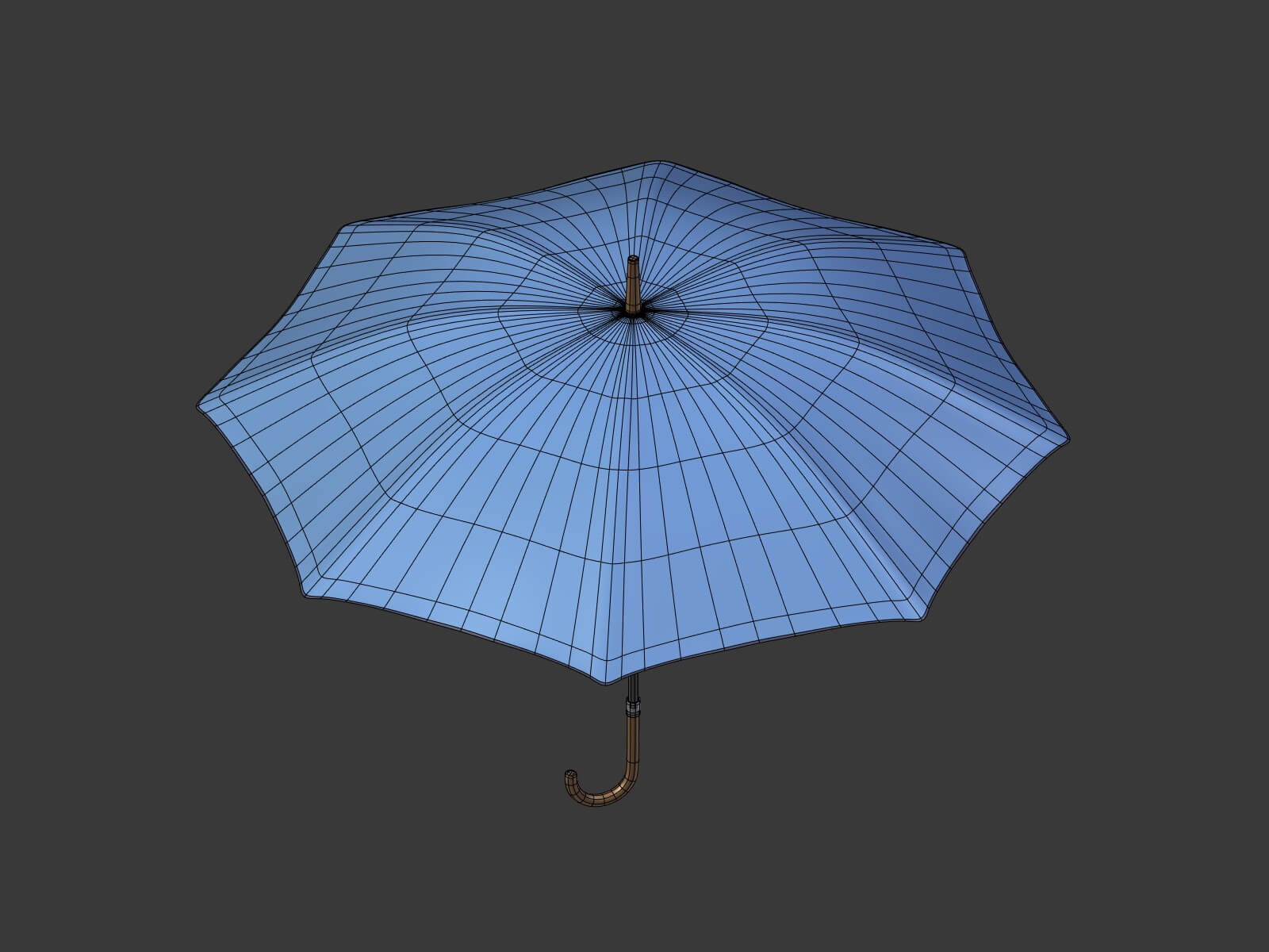 Umbrella - LowPoly 3D Model by Ocstard
