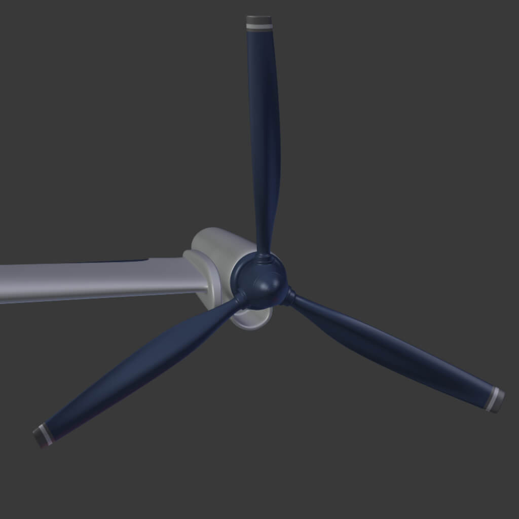 Aircraft Vtol - 3D Model by Ocstard