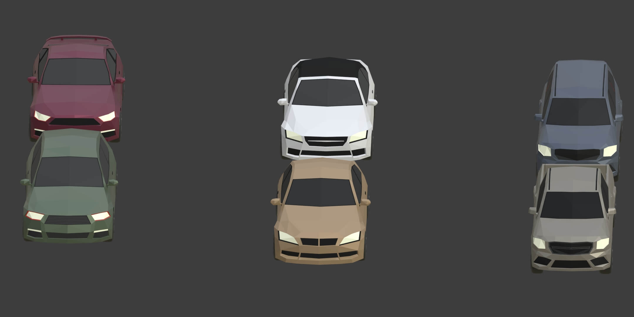 Lowpoly Vehicle Pack - 3D Model by Ocstard