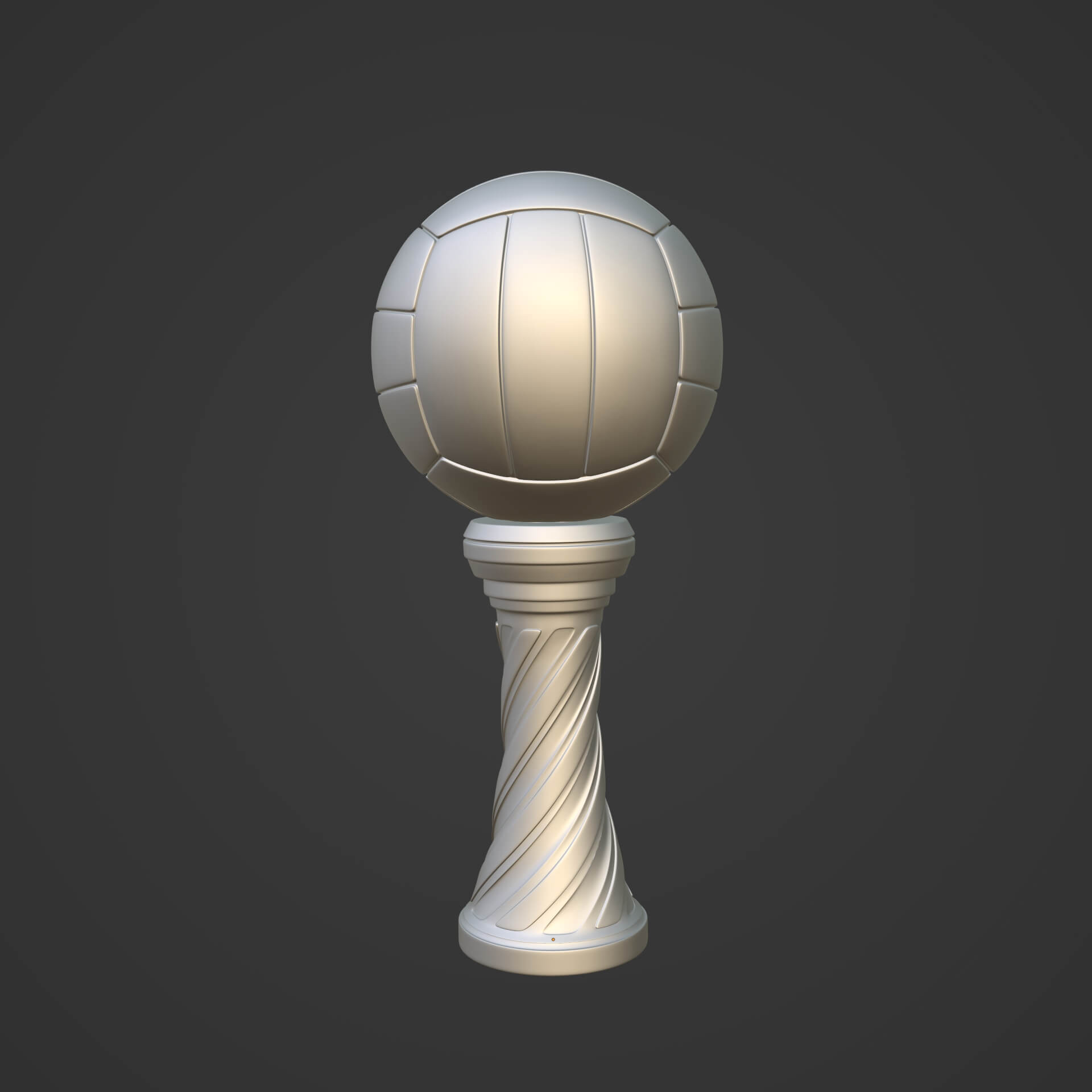 Volleyball Trophy - 3D Model by Ocstard