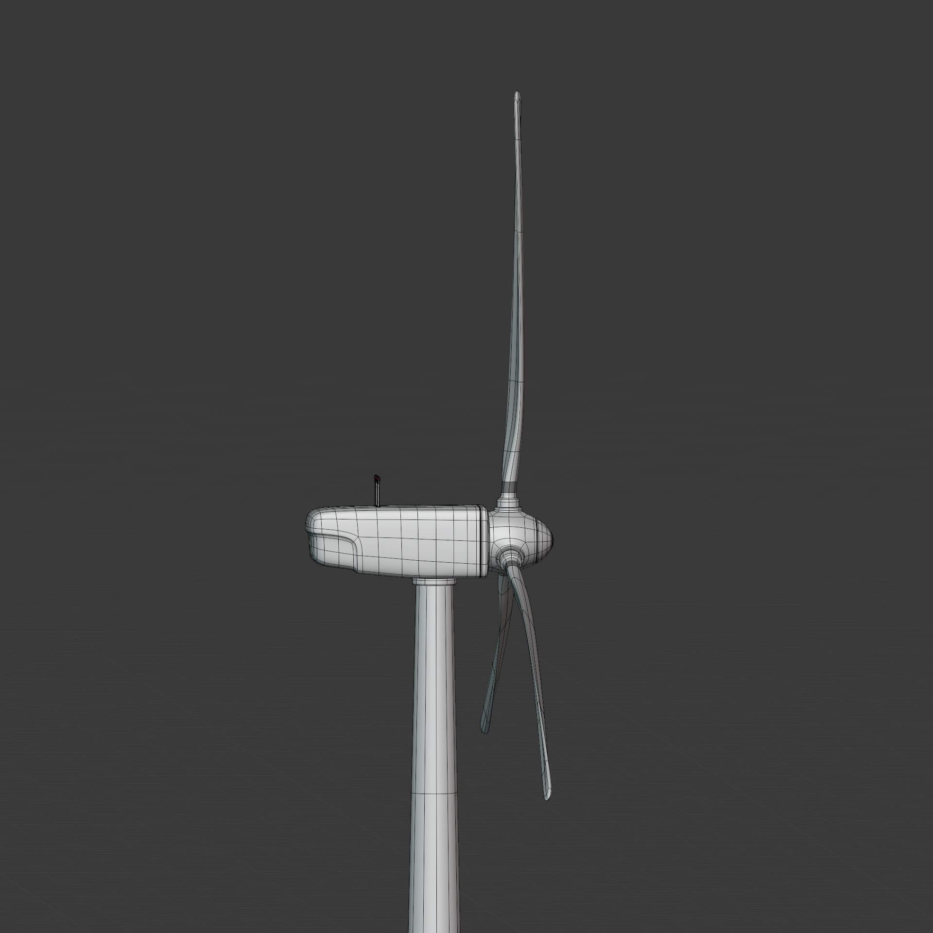 Wind Turbine - 3D Model by Ocstard