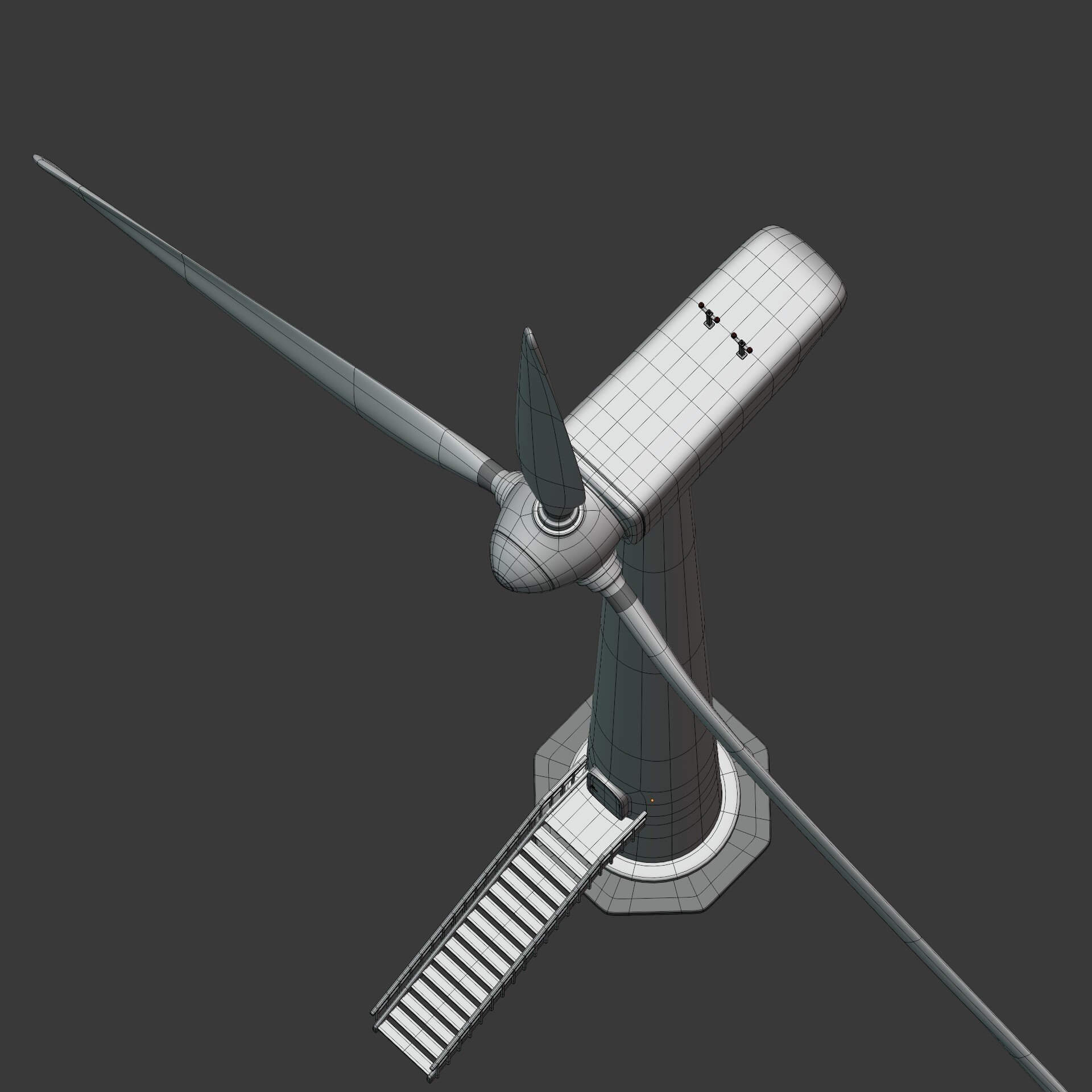 Wind Turbine - 3D Model by Ocstard