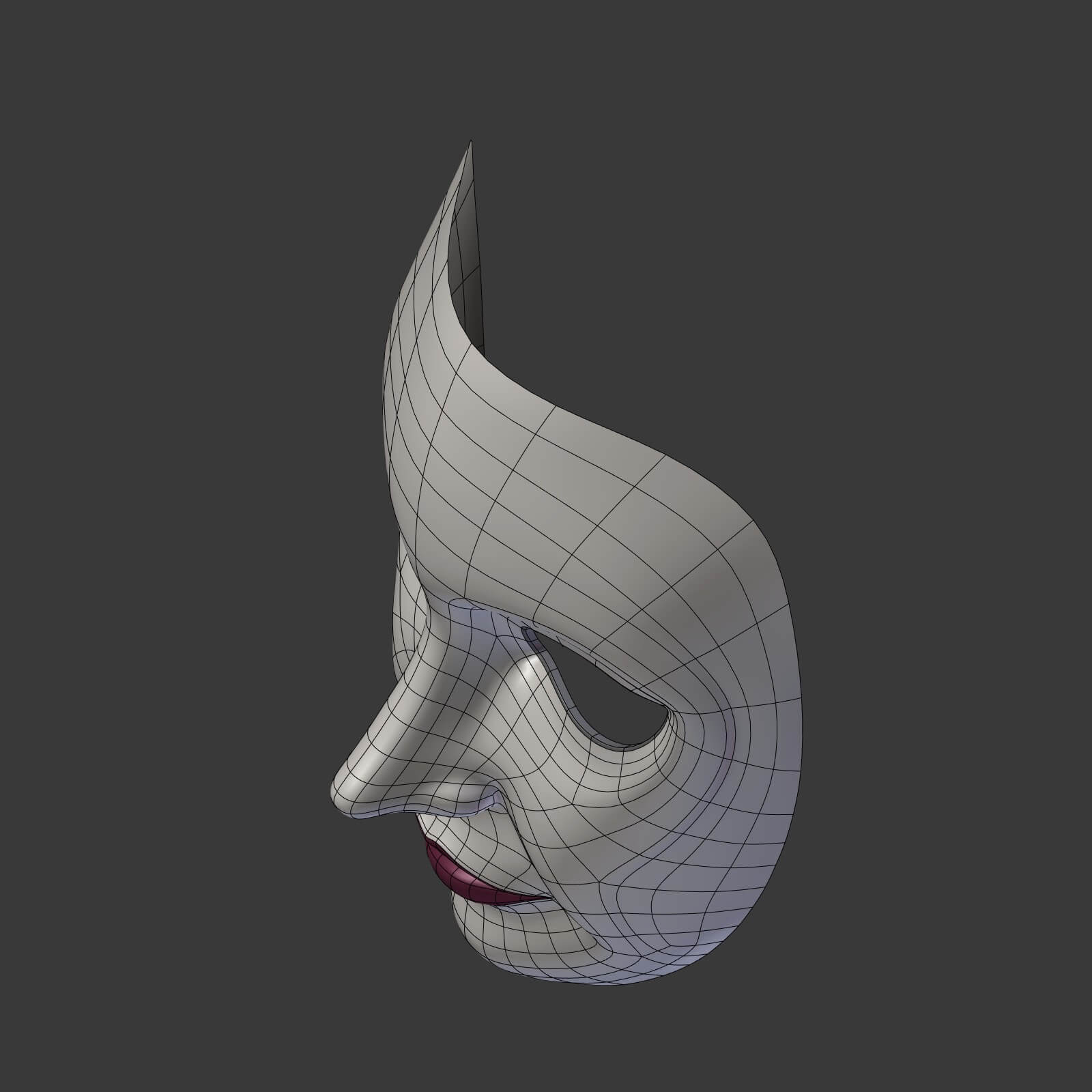 Generic Woman Mask - 3D Model by Ocstard