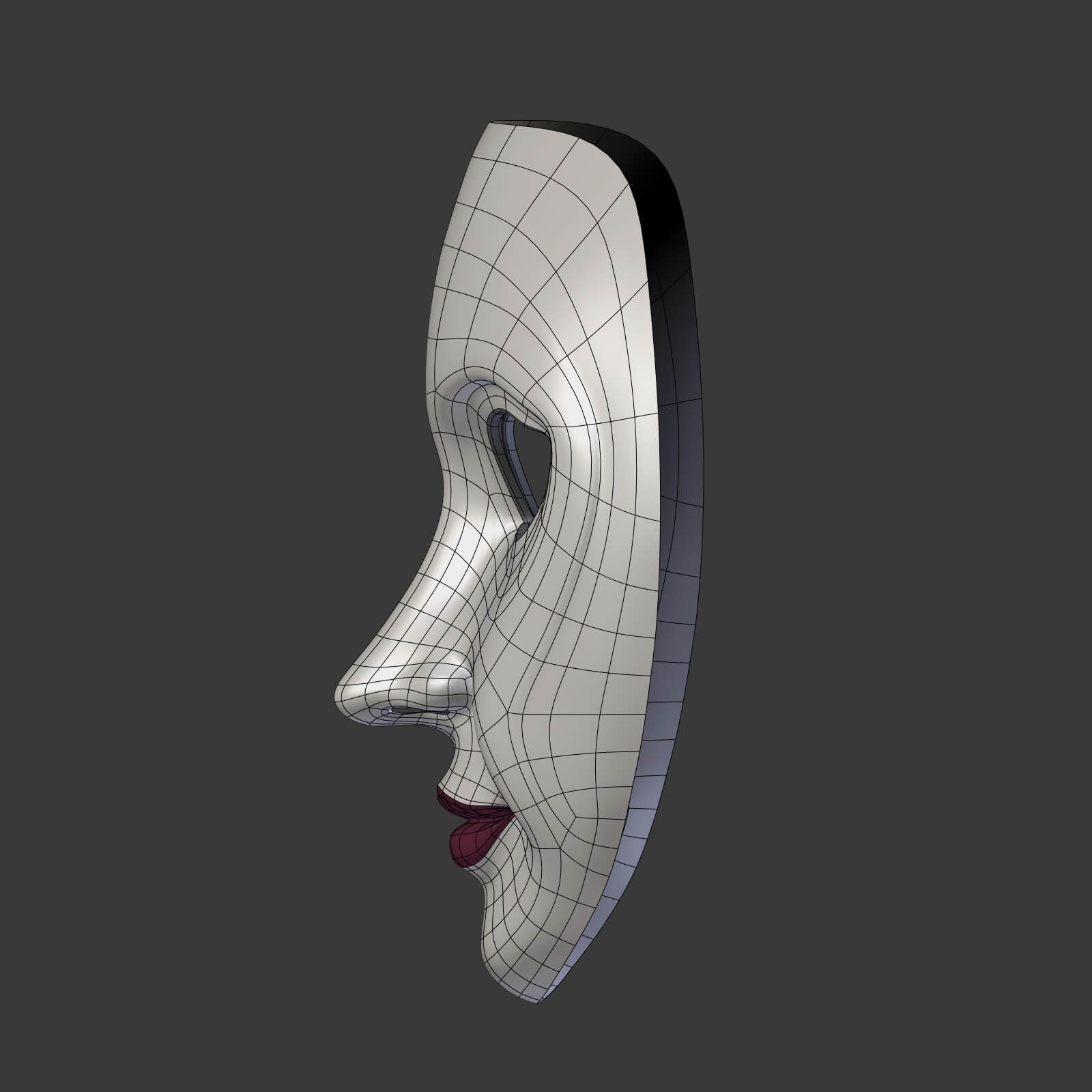 Generic Woman Mask - 3D Model by Ocstard
