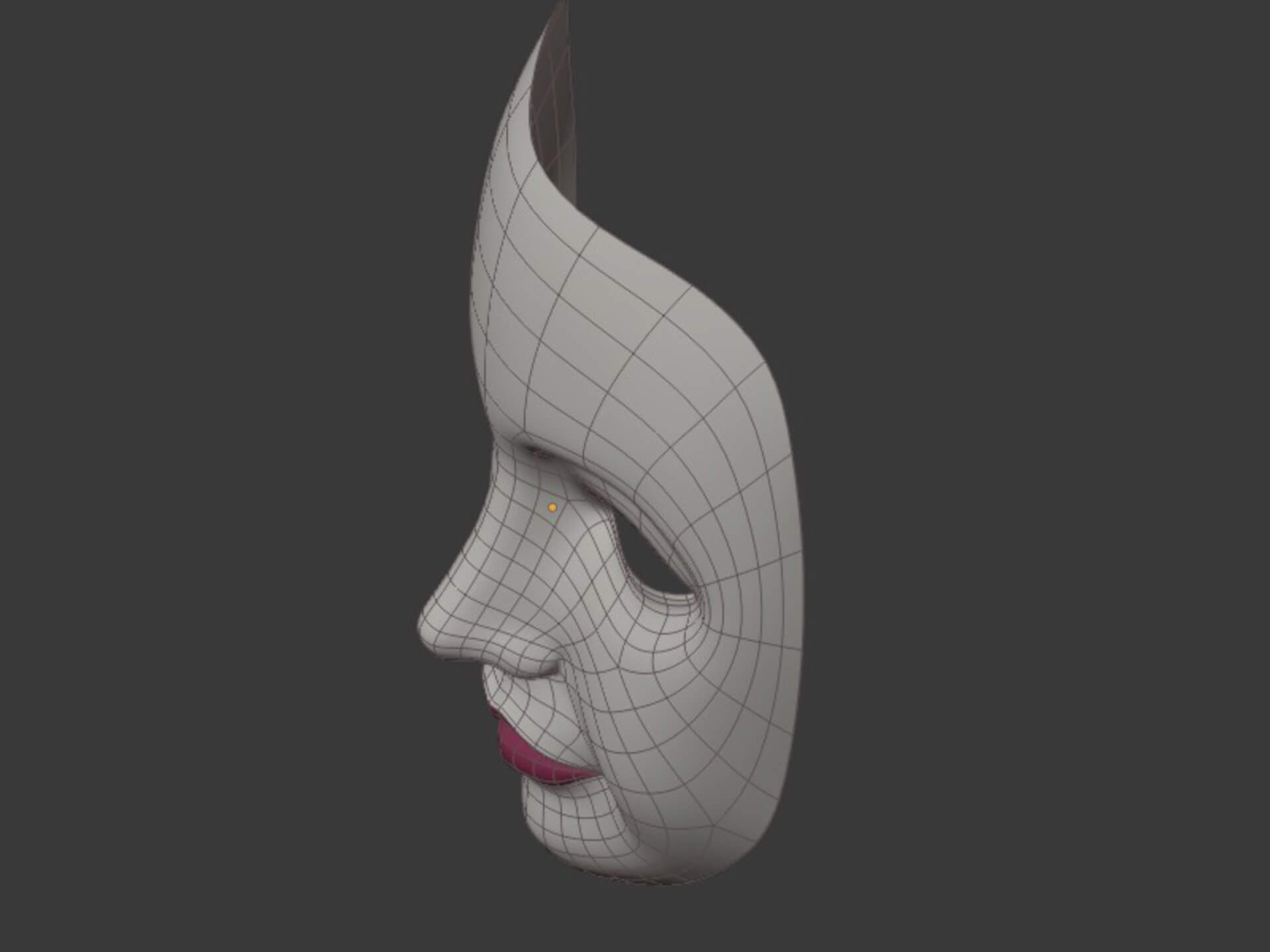 Generic Woman Mask - 3D Model by Ocstard