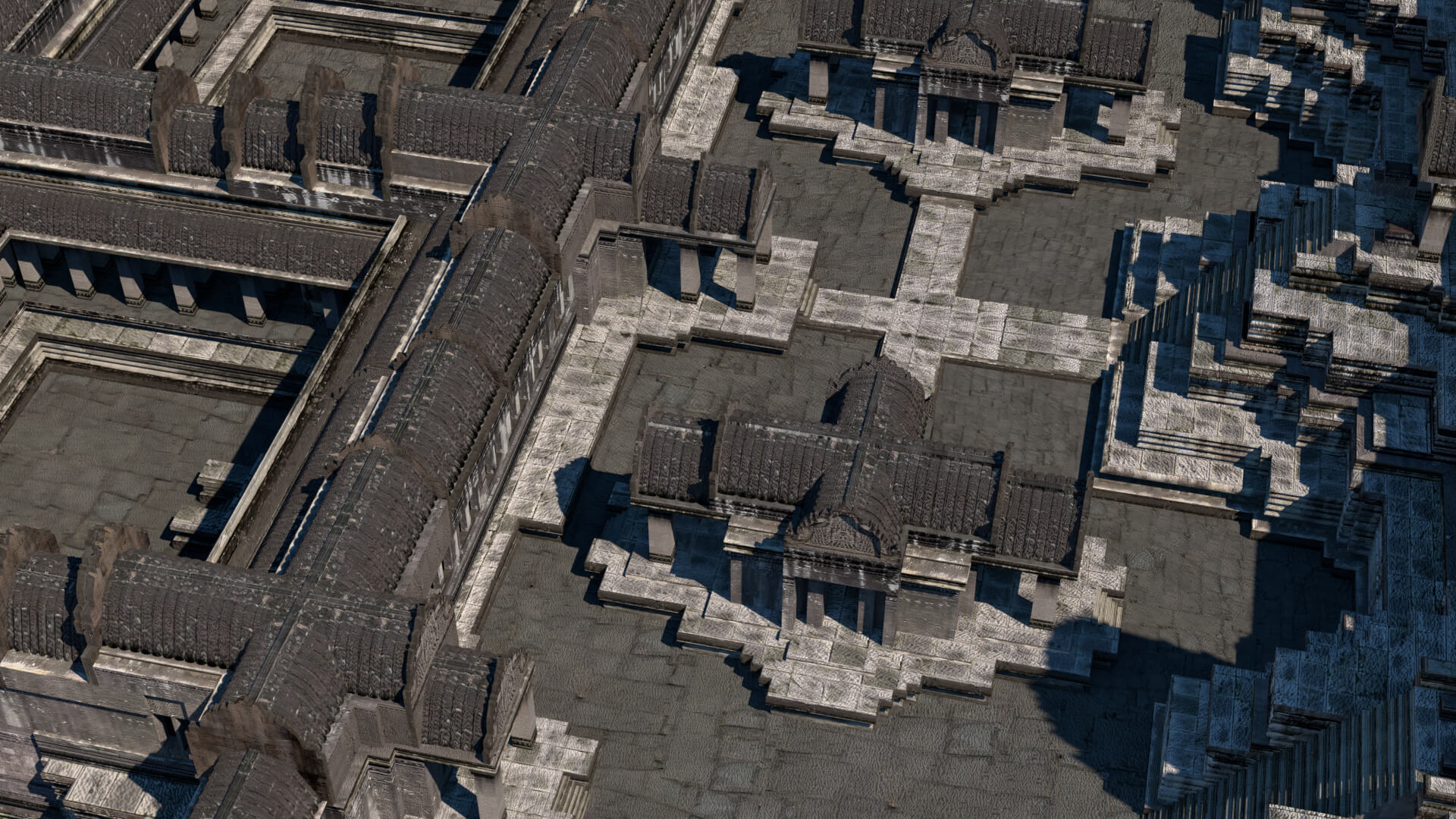 Angkor Wat 3D Render, Digital Art by ODs