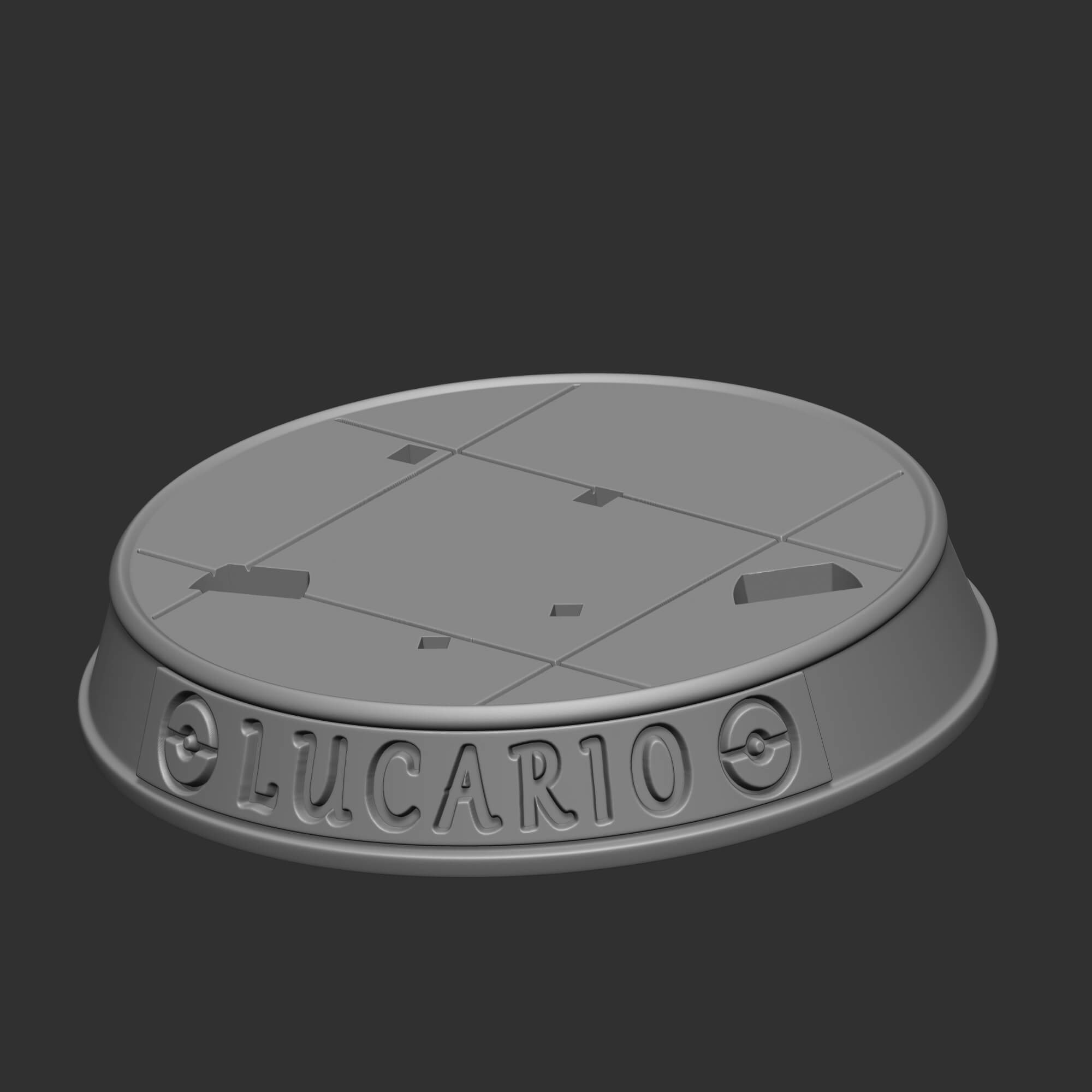 Lucario Thicc Muscle Mommy Furry Variation - 3D Model by Officer Rhu