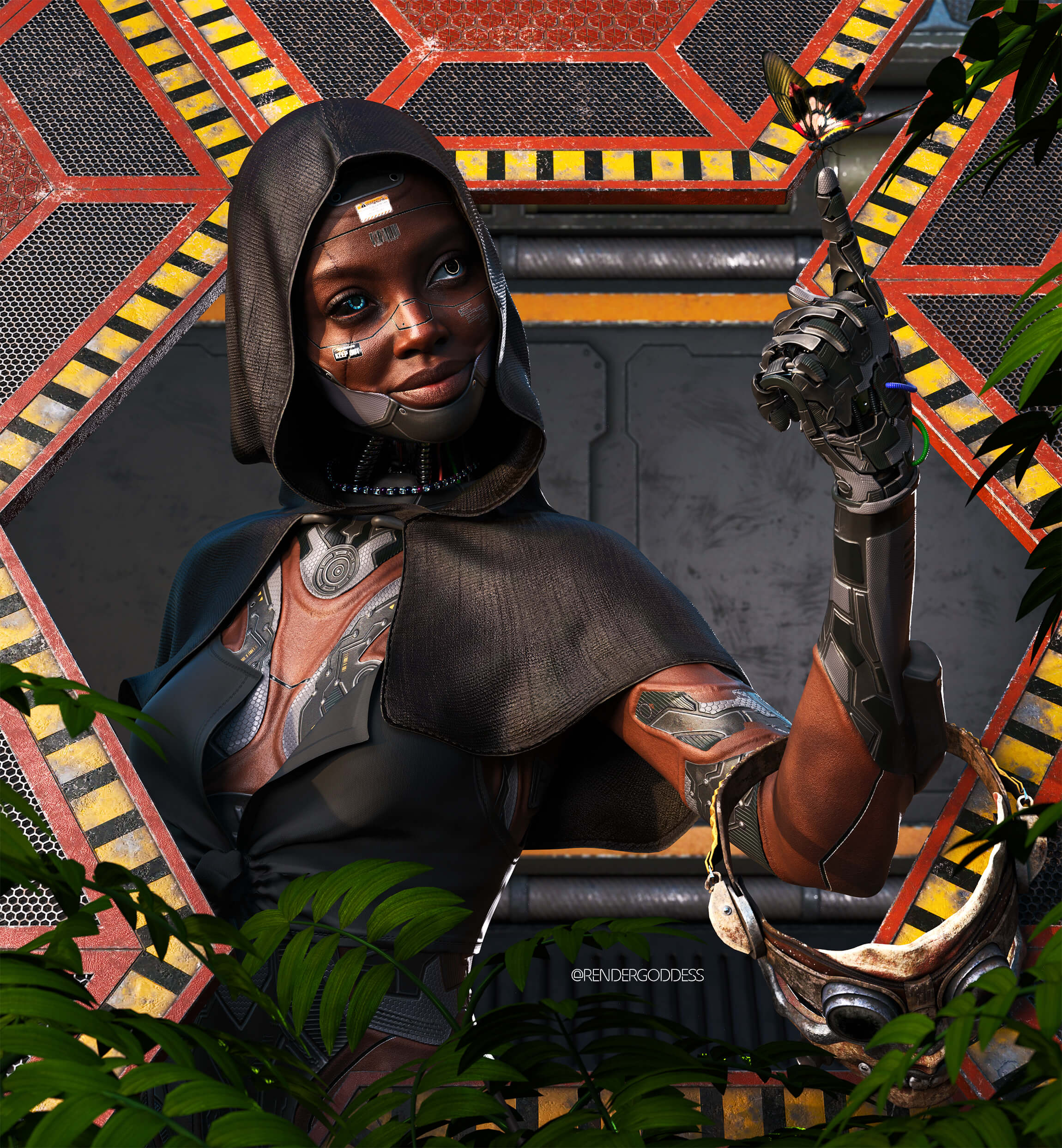 Mimsy 3D Render, Digital Art by OFFICIALRenderGoddess