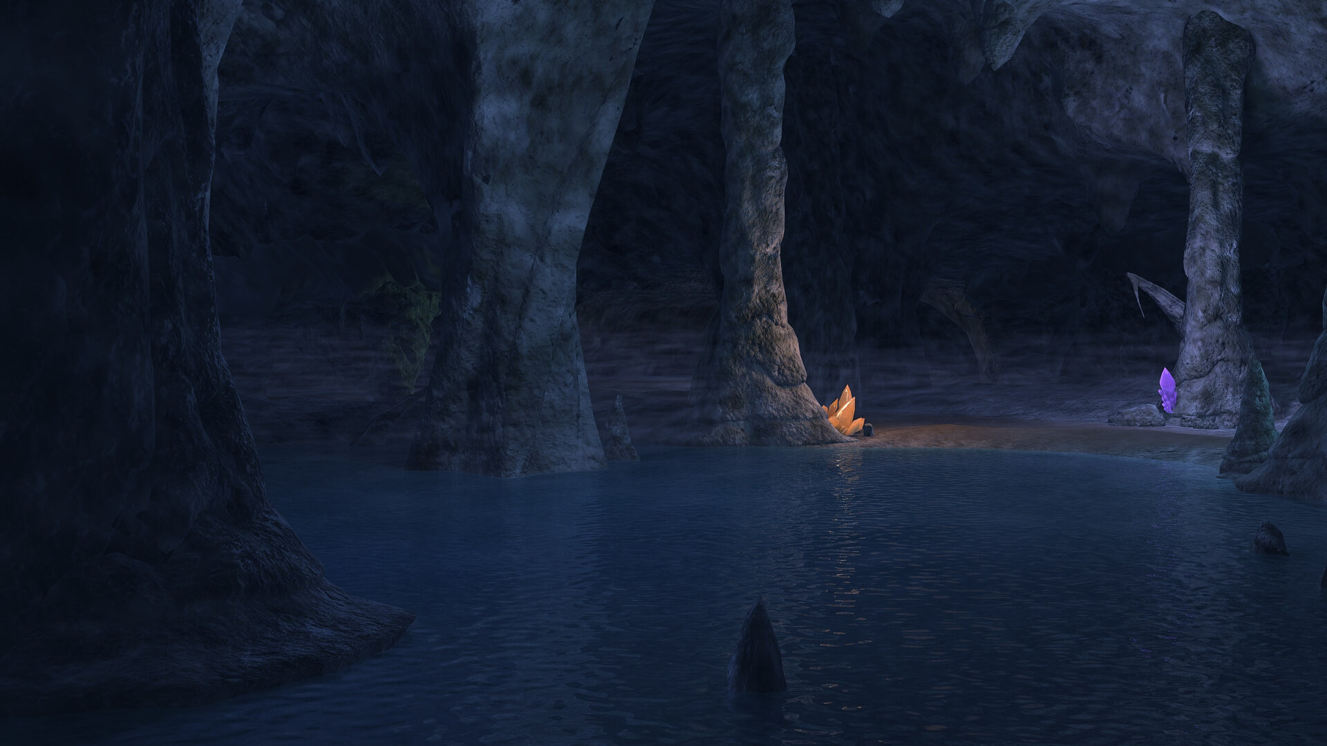 Cave Hole Stalactite Crystal Cavern - 3D Model by ogmodels