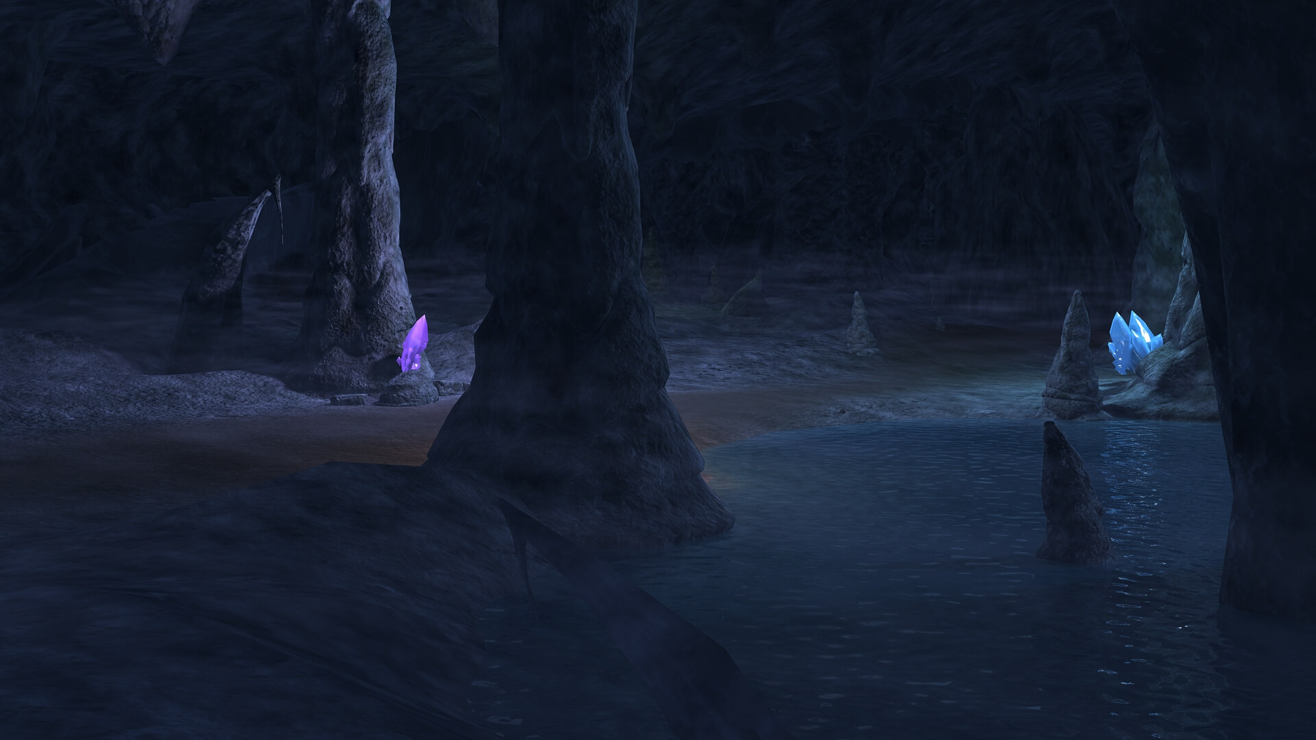 Cave Hole Stalactite Crystal Cavern - 3D Model by ogmodels