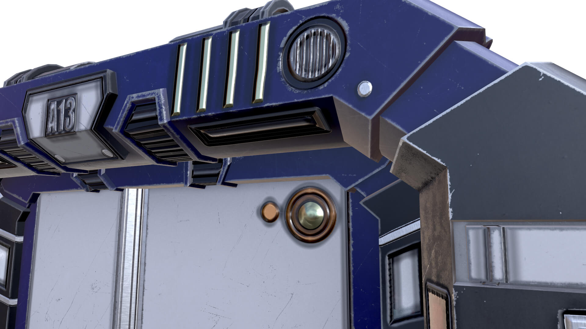 Electronic Gate Electric Door - 3D Model by ogmodels