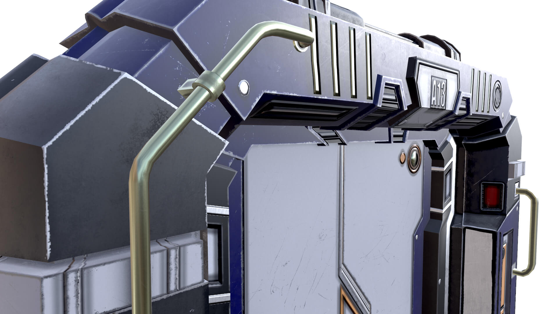 Electronic Gate Electric Door - 3D Model by ogmodels