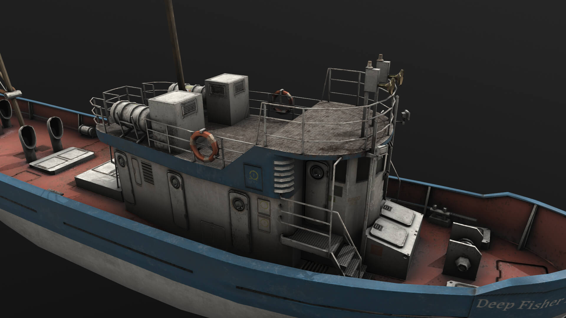 Fishing Boat - 3D Model by ogmodels