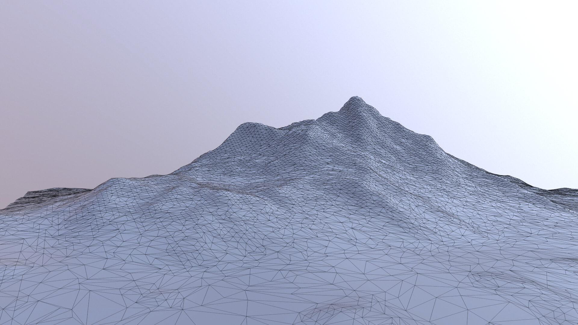 Mountain Hills Ice Mountain 02 - 3D Model by ogmodels