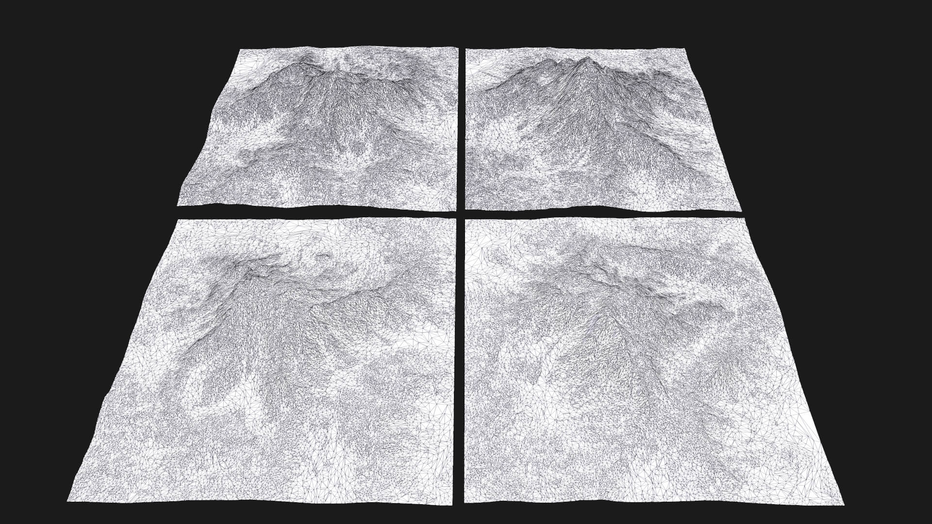 Mountain Hills Ice Mountain - 3D Model by ogmodels