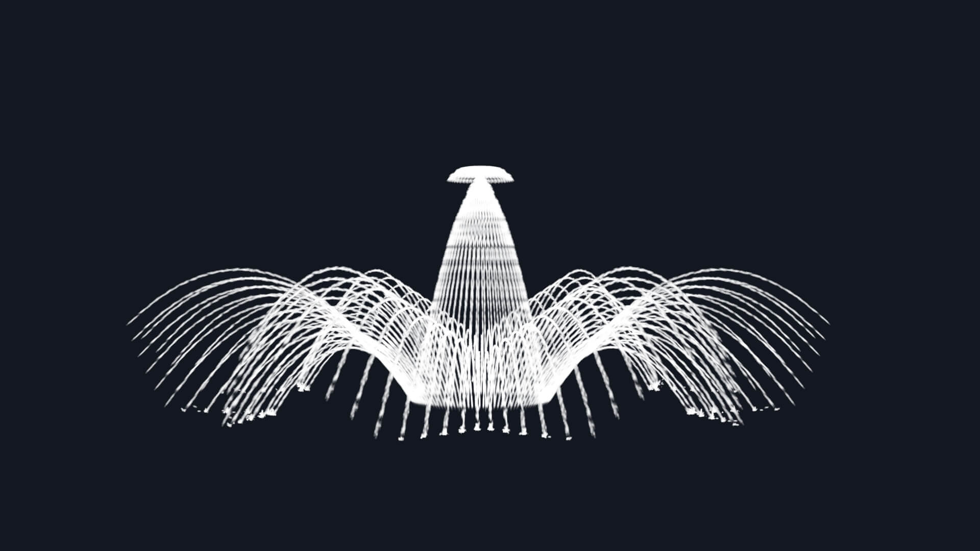 Particle Fountain 01 - 3D Model by ogmodels