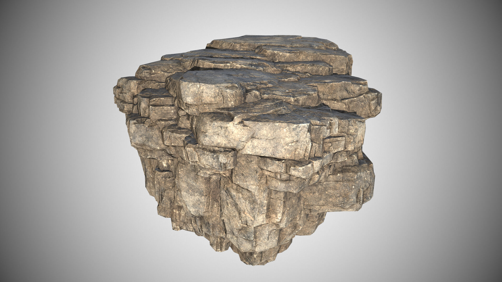 Rock Stone 01 - 3D Model by ogmodels