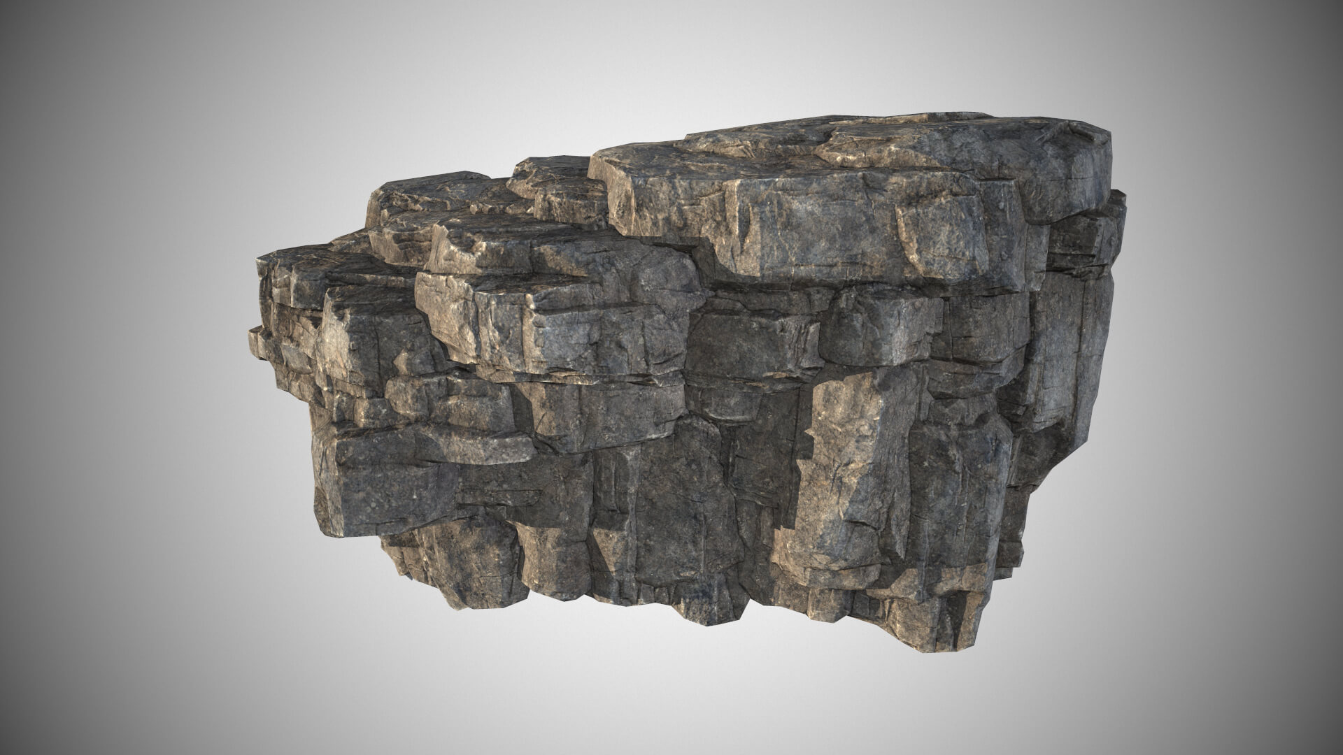 Rock Stone 01 - 3D Model by ogmodels