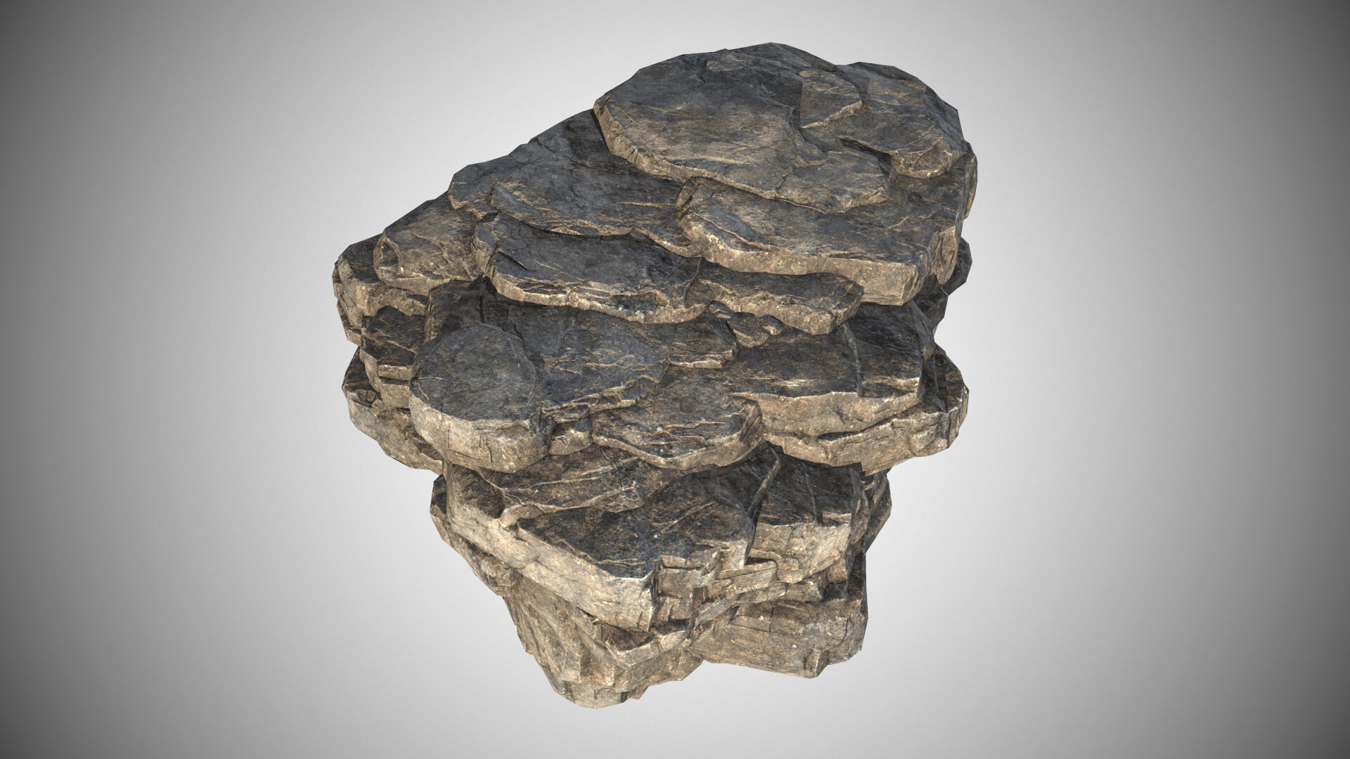 Rock Stone 01 - 3D Model by ogmodels