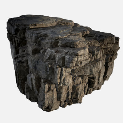 Rock Stone 01 - 3D Model by ogmodels