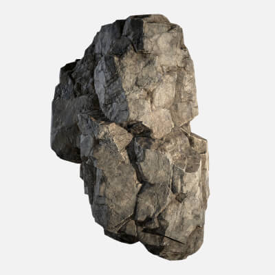 Rock Stone 02 - 3D Model by ogmodels
