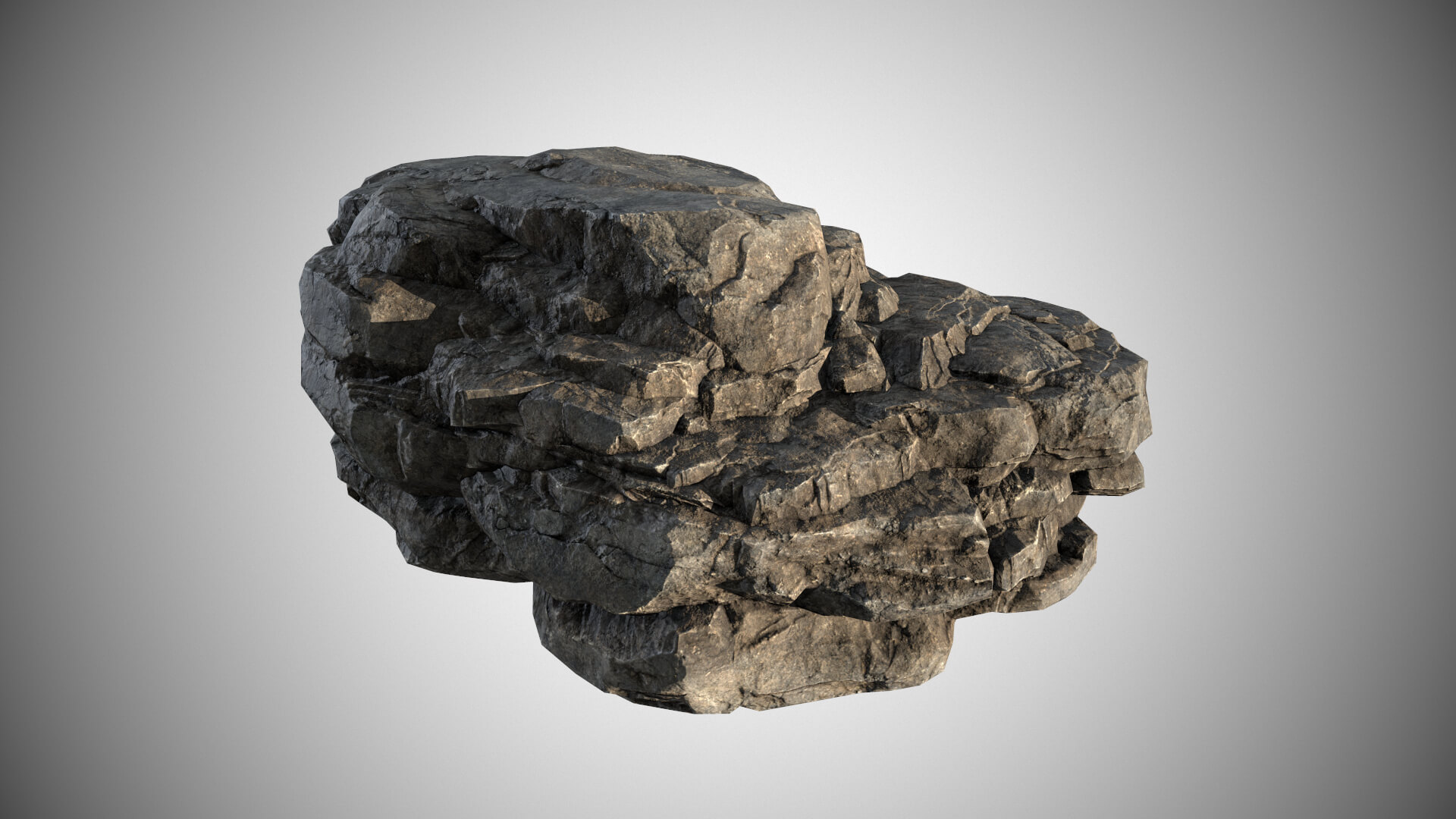 Rock Stone 05 - 3D Model by ogmodels