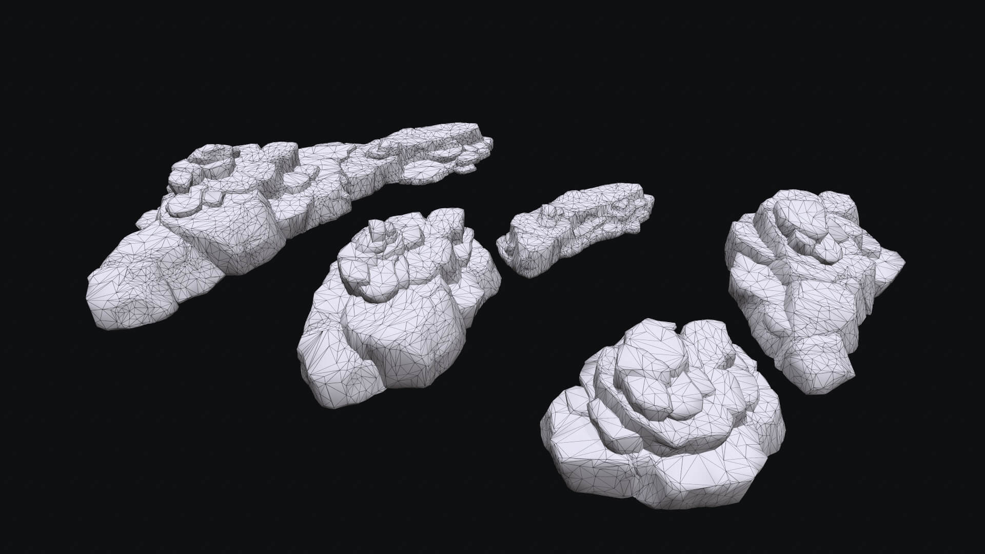 Rocks Stones Mine - 3D Model by ogmodels