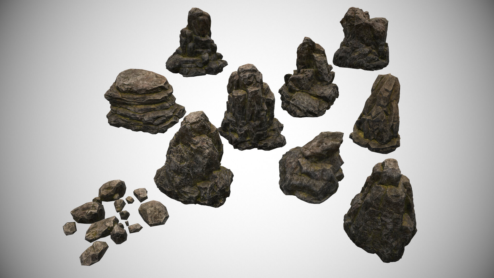 Rocks roach roche - 3D Model by ogmodels