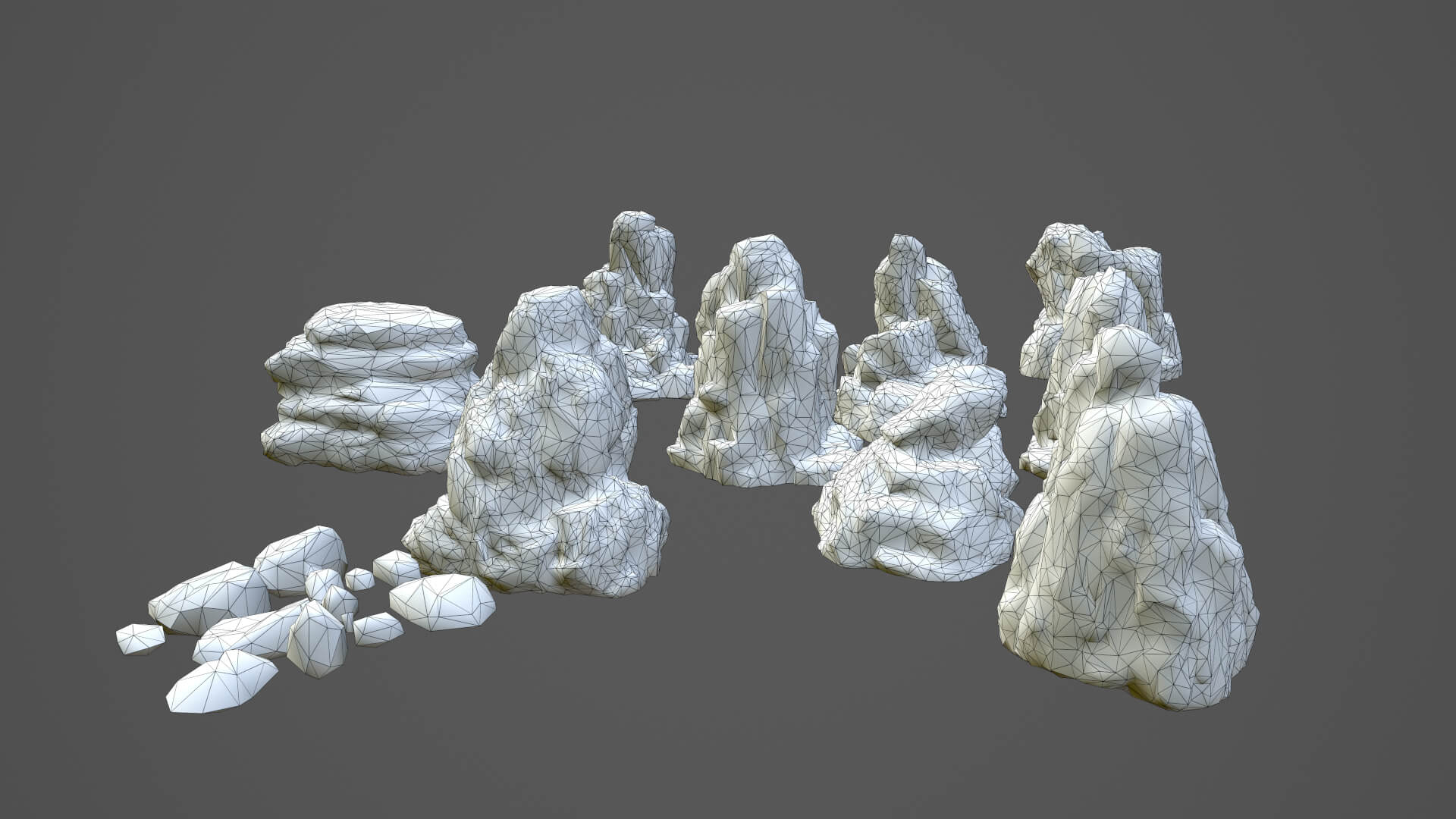 Rocks roach roche - 3D Model by ogmodels